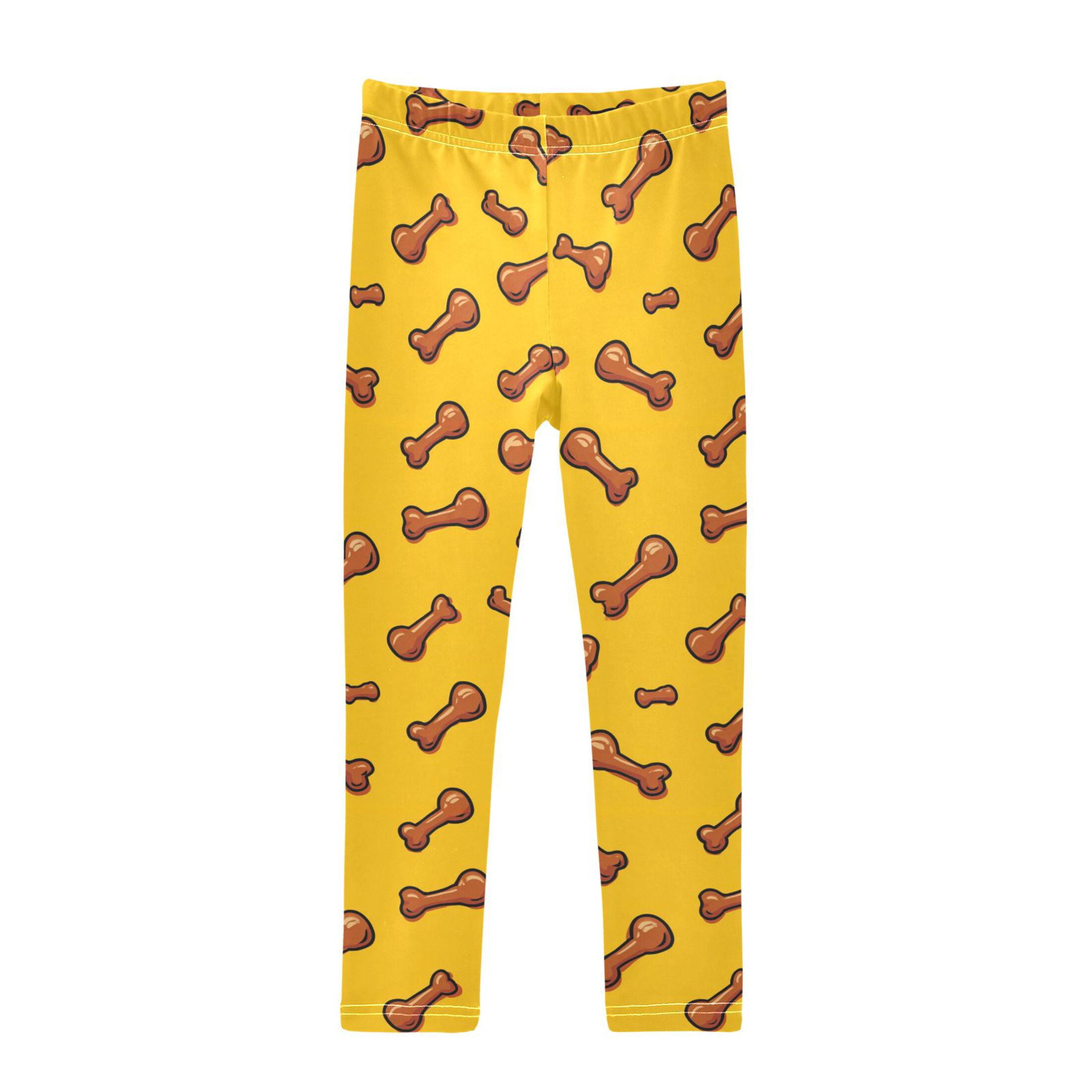 Yellow Bones Printed Leggings Yoga Pants for in 4t to 10t - Walmart.com