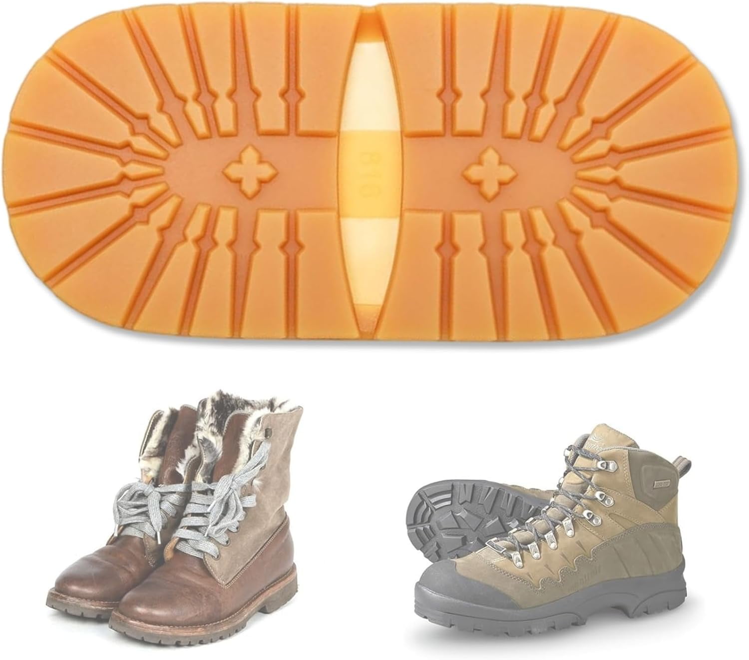 Yellow Boot Heel Replacement 1 Pair，Anti Slip Shoe Grips Shoe Heel ...