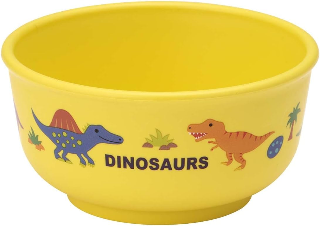 Yellow Bowl from Japan with Dinosaur Theme that Everyone Is Sure to ...