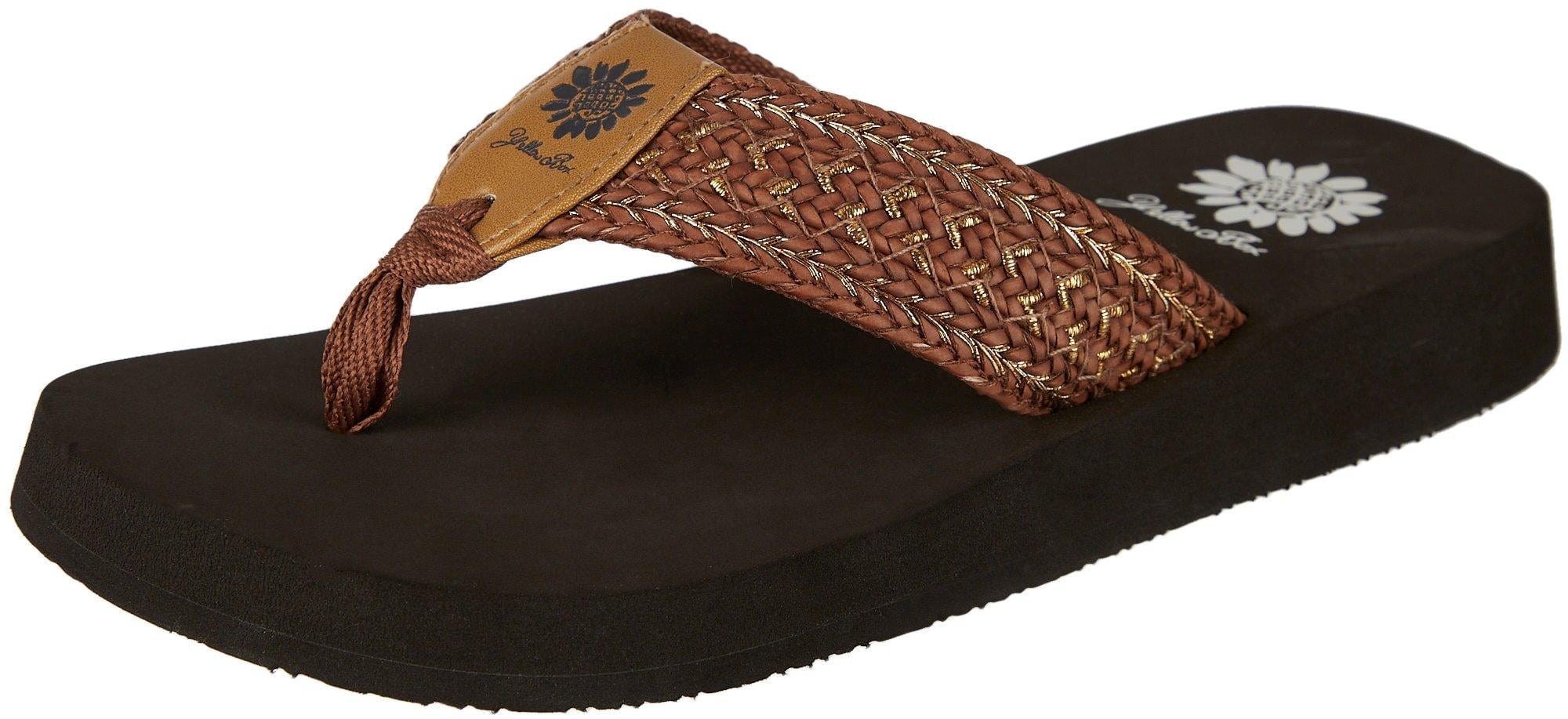Yellow Box | FAUSTO Braided Texture with Contrasting Thread Women's ...