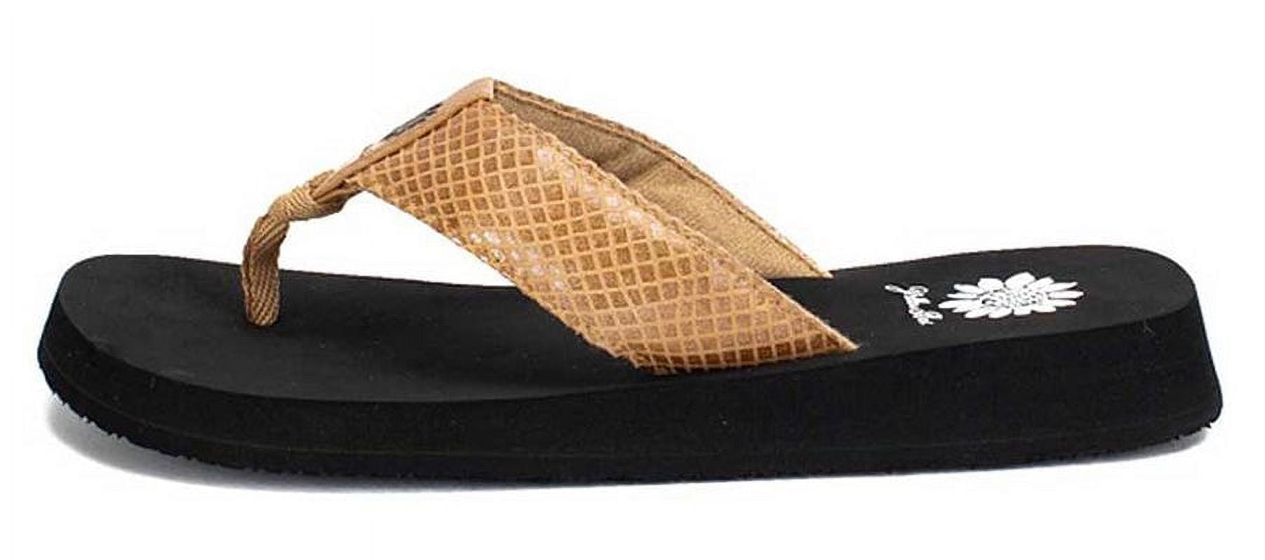 Yellow Box | FAYA Snakeskin Embossed Flip Flop With EVA Sole - Walmart.com