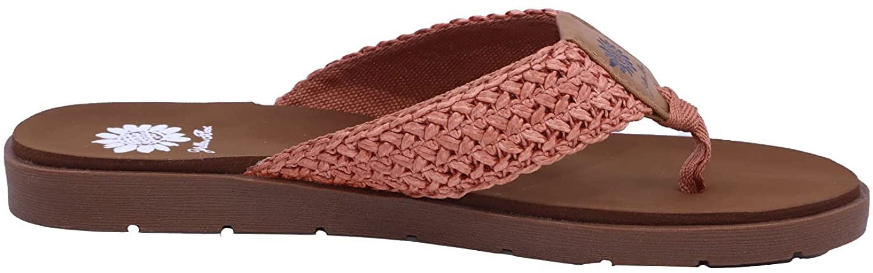 Yellow Box | FIDA Woven Flip Flops - Walmart.com