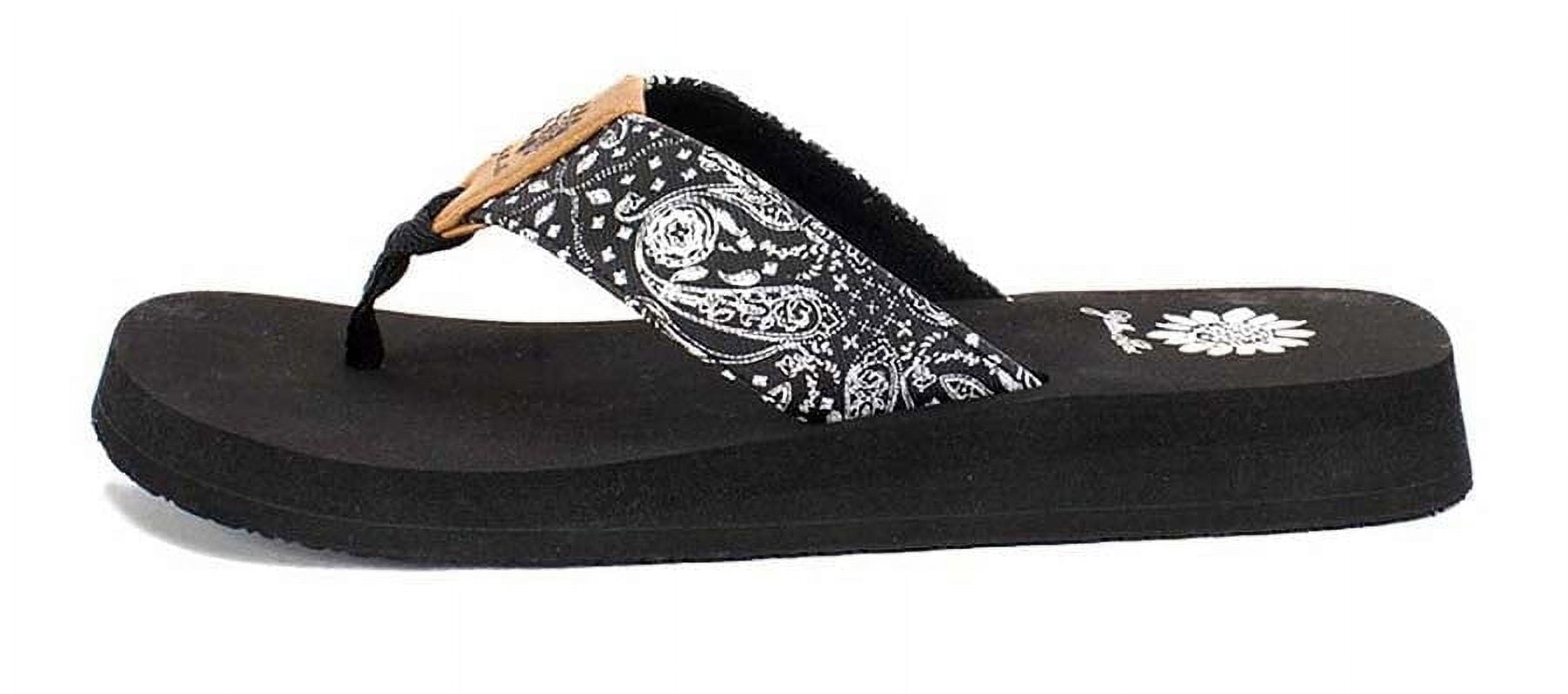 Yellow Box | FLANDER Paisley Bandana Print Flip Flops with EVA Soles ...