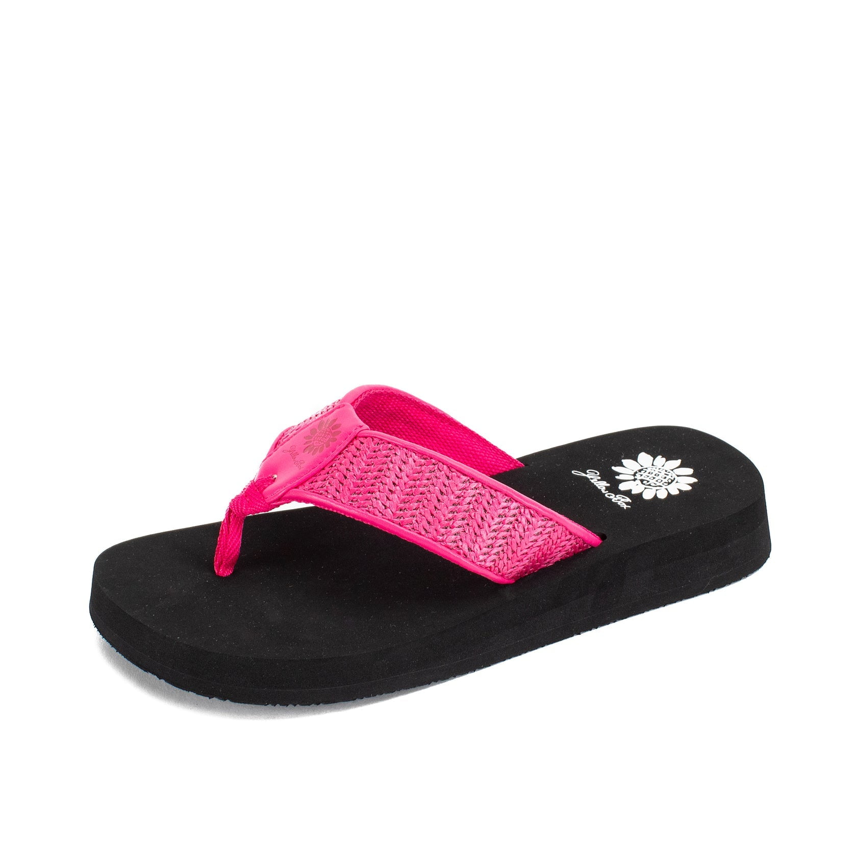 Yellow Box | FLOPPY | Women's Flip-Flop Sandals with woven fabric upper ...