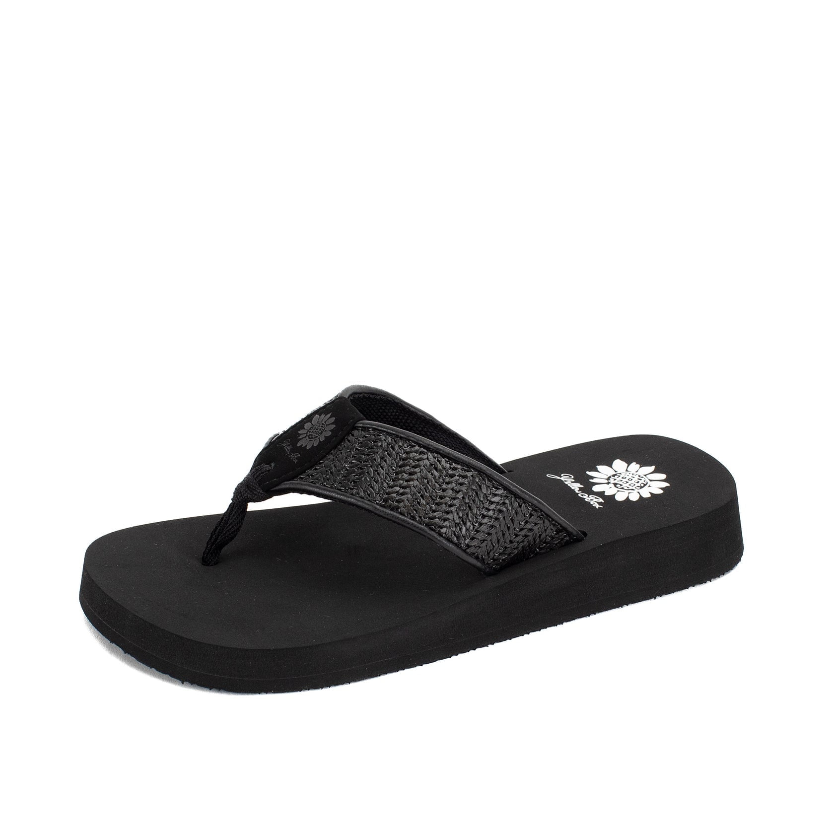 Yellow Box | FLOPPY | Women's Flip-Flop Sandals with woven fabric upper ...