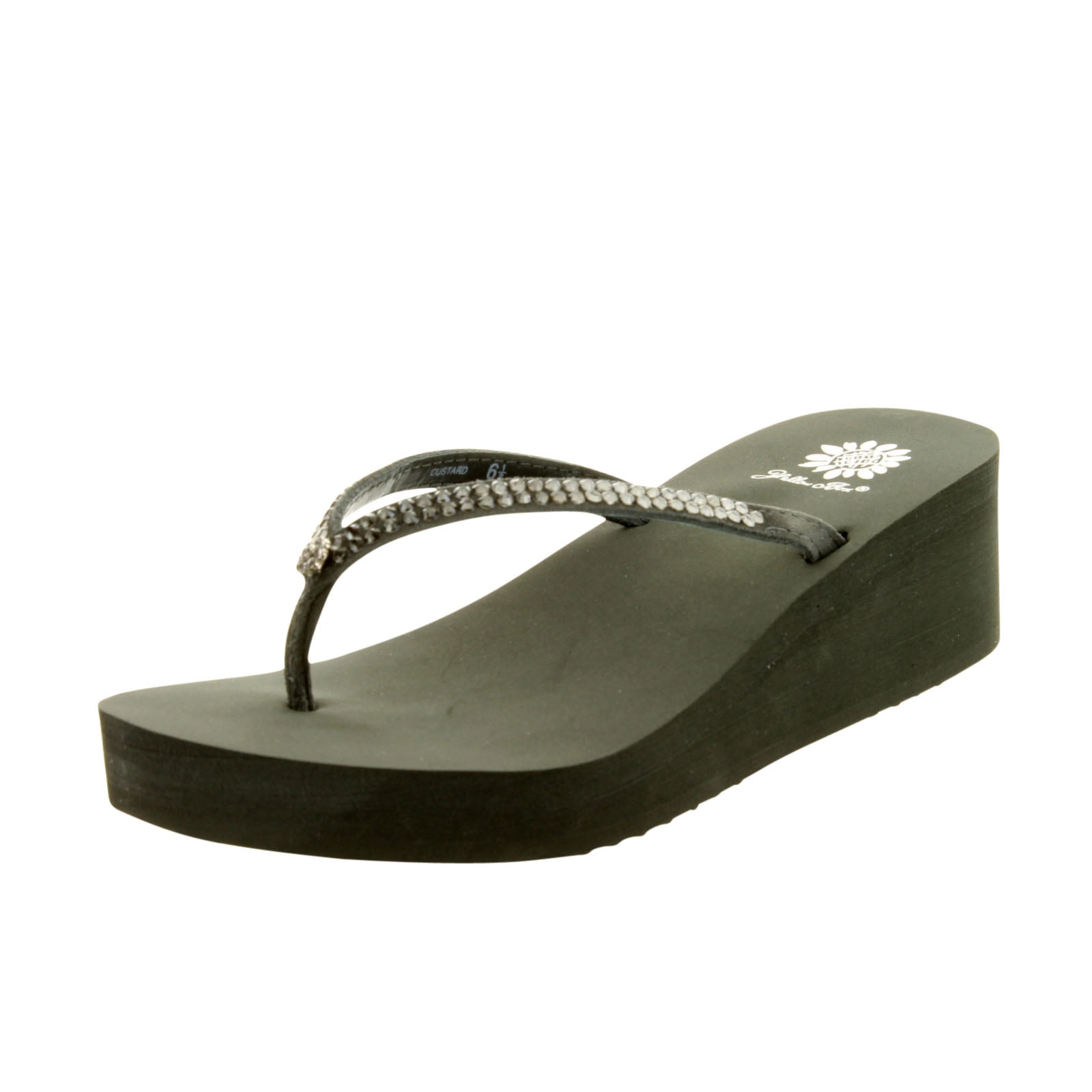 Yellow Box Women's Custard Fashion Flip Flops - Walmart.com