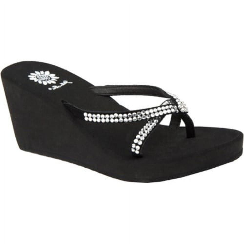 Yellow Box Women's Gateway Wedge Flip Flop - Walmart.com