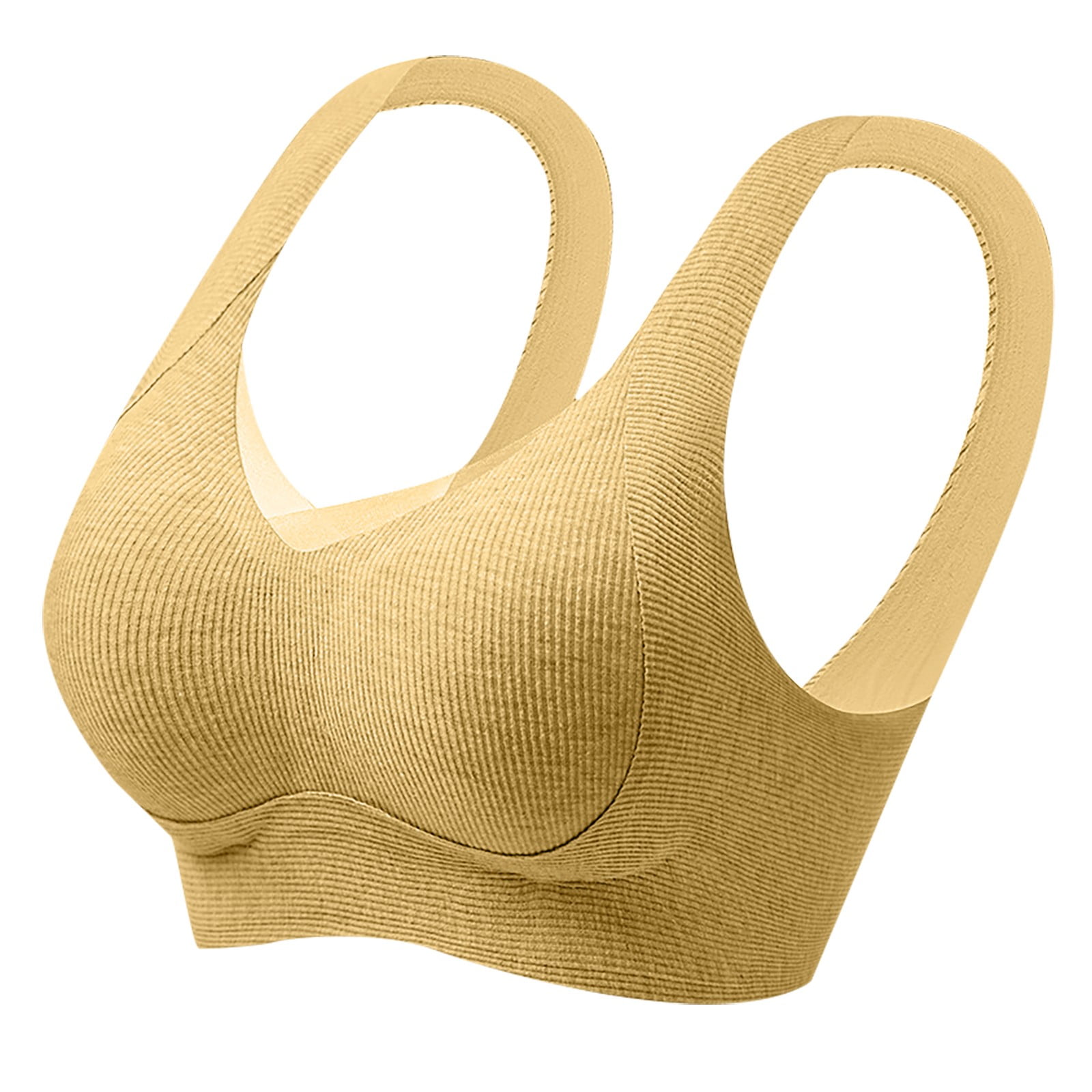 Yellow Bra Bras for Older Women Comfy Convenient Front Closure Bras No ...