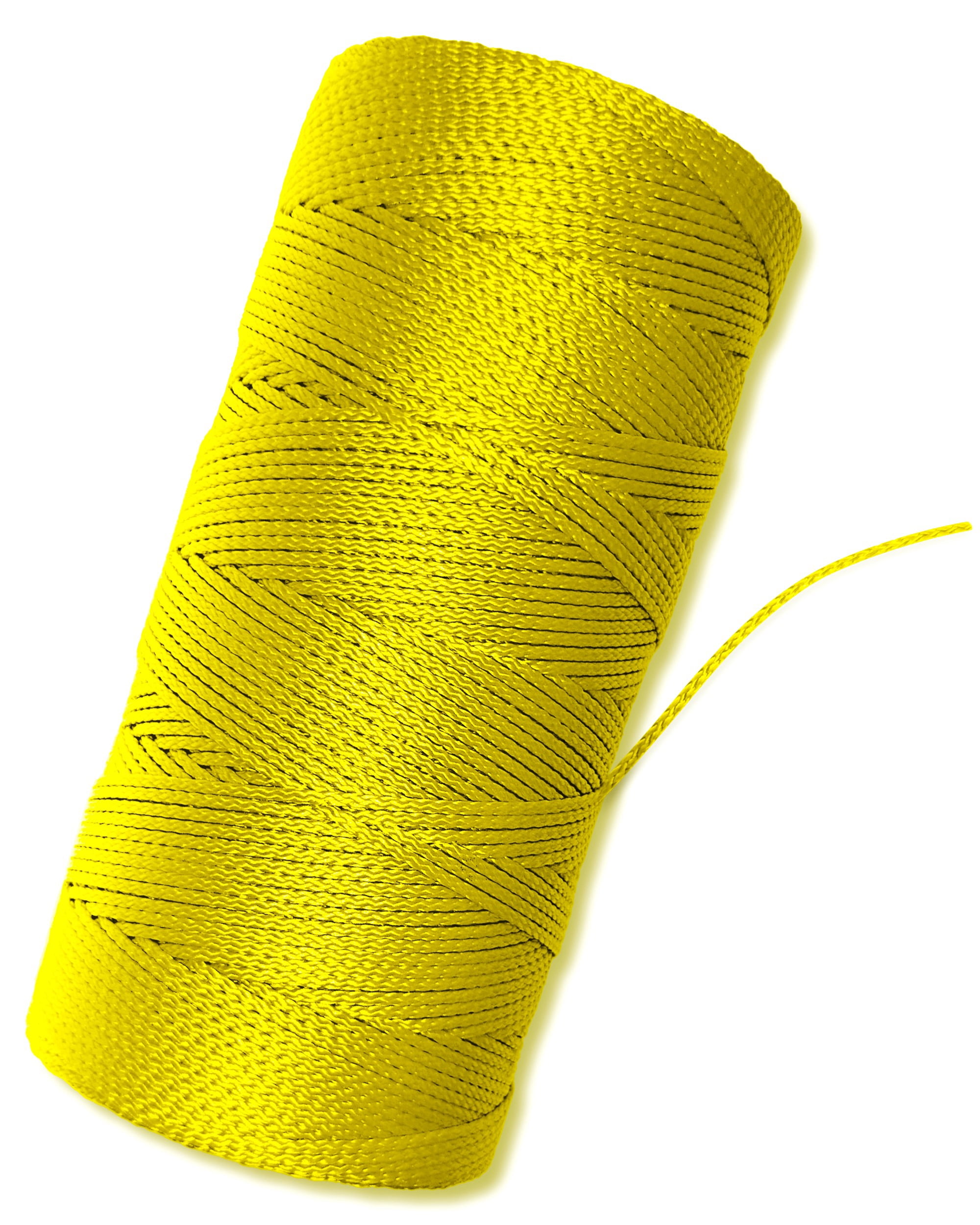 Yellow Braided Nylon String Line - 1,000 Ft Length - Size #18 - Walmart.com