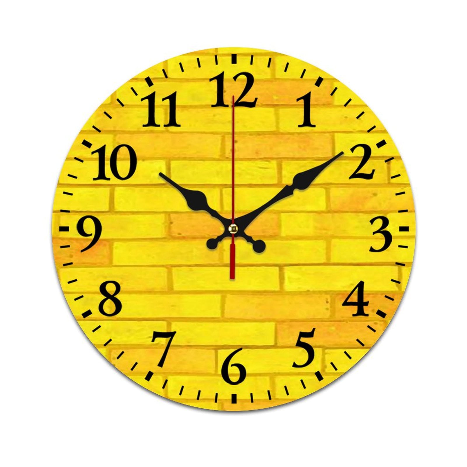 Yellow Brick Road Wall Clock Modern Design Clocks Wall Hanging Home ...