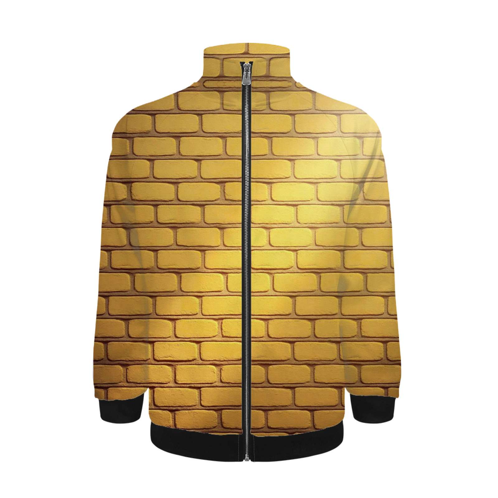 Yellow Brick Wall Sunlight Jacket Men's Street Cool Long Sleeves Coat ...