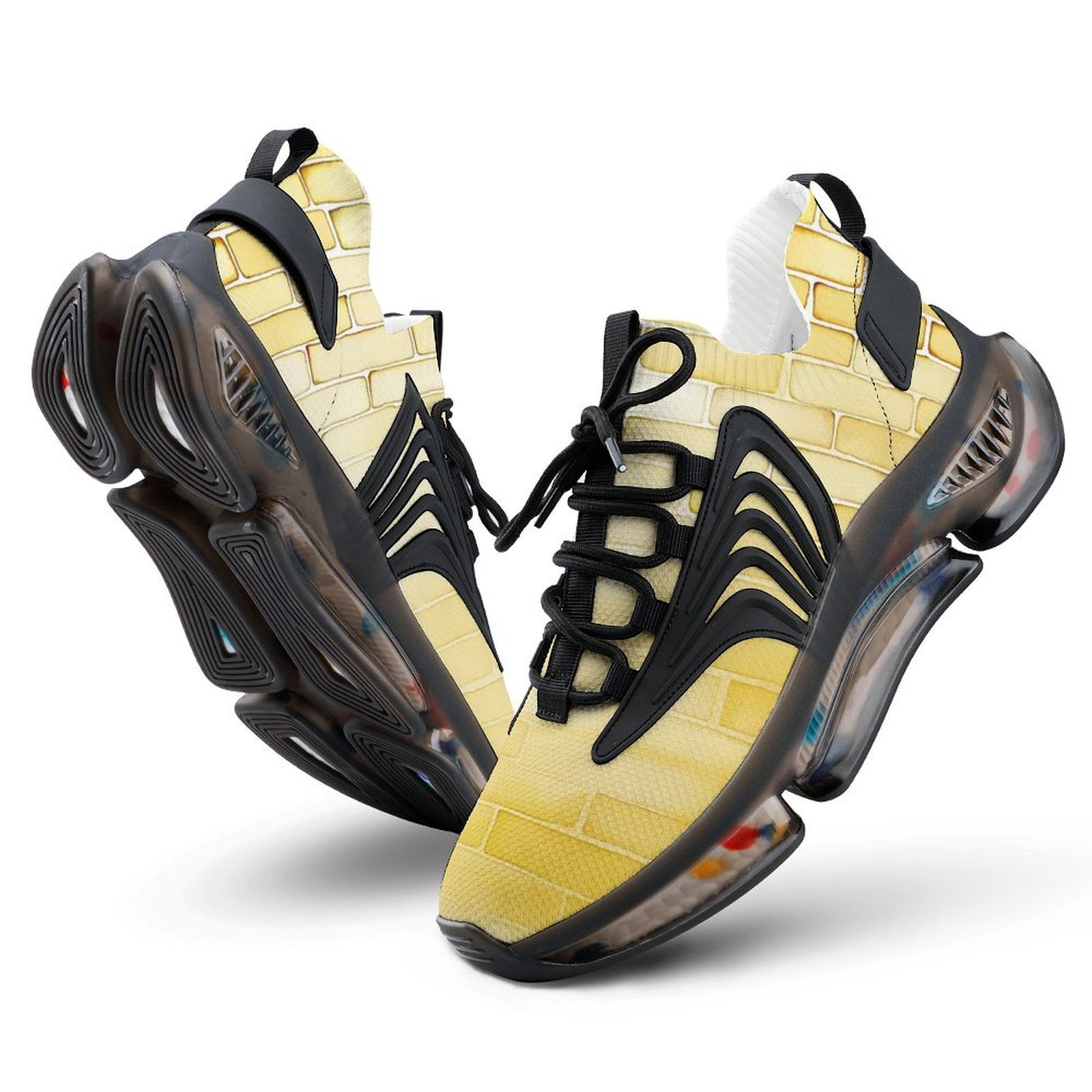 Yellow Brick Wall Walking Shoes for Men Woman Lightweight Tennis ...