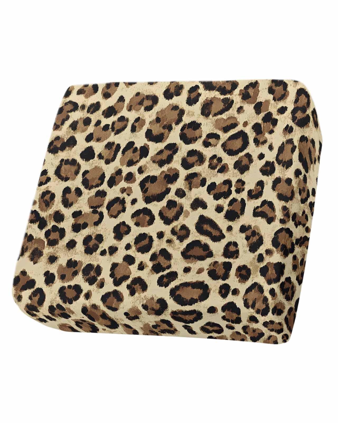 Yellow Brown Leopard Sofa Couch Cushion Covers Washable, Removable ...