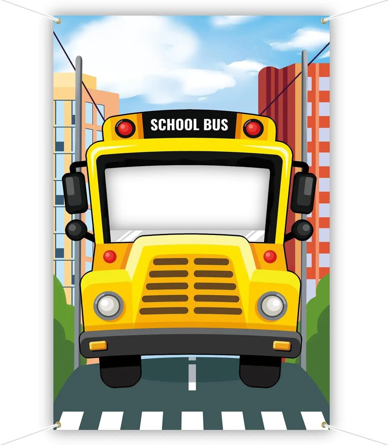 Yellow Bus Theme Wheels Back to School Kindergarten Custom Birthday ...