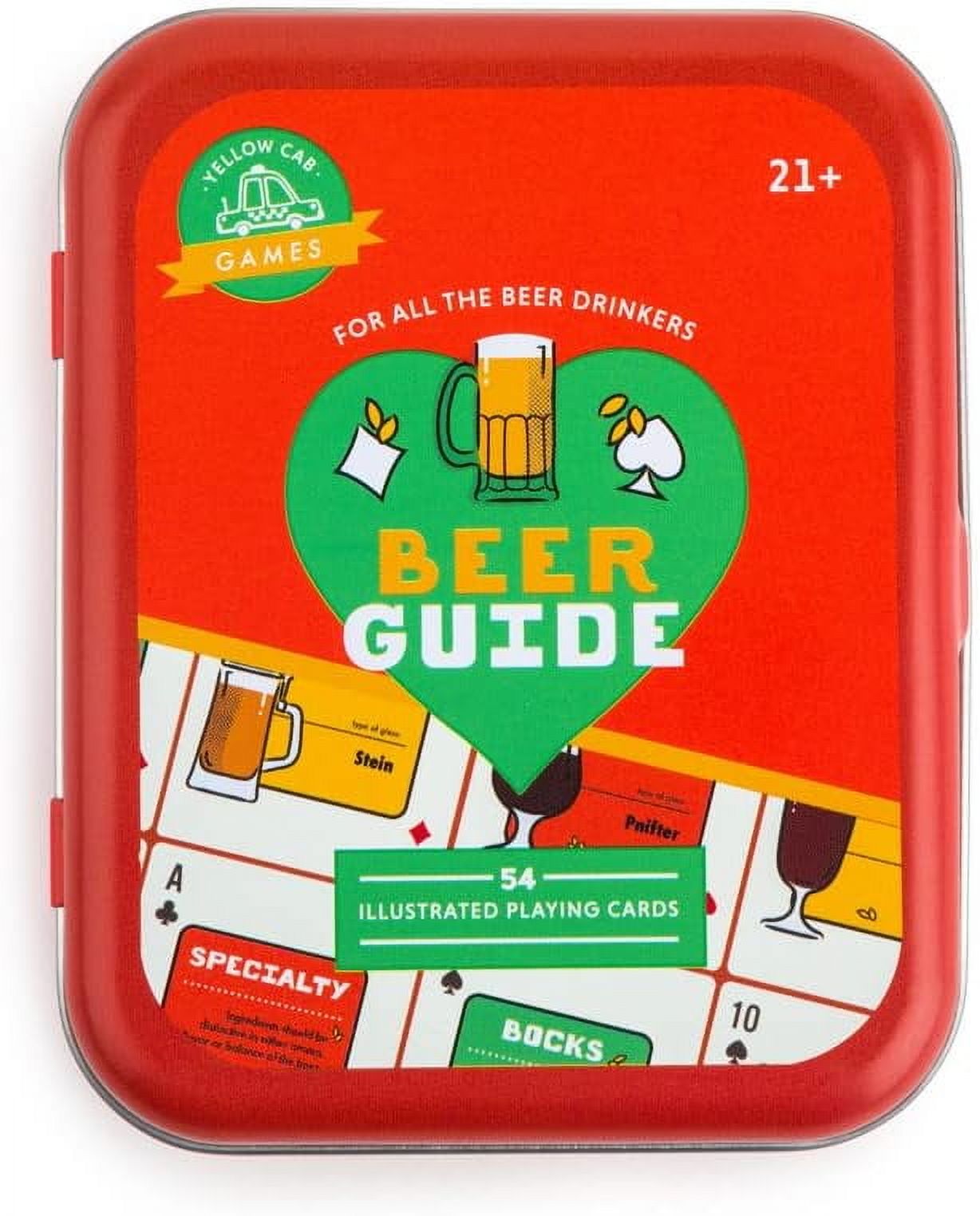 Yellow Cab Games Beer Playing Cards - Themed Cards for Teens Adults ...