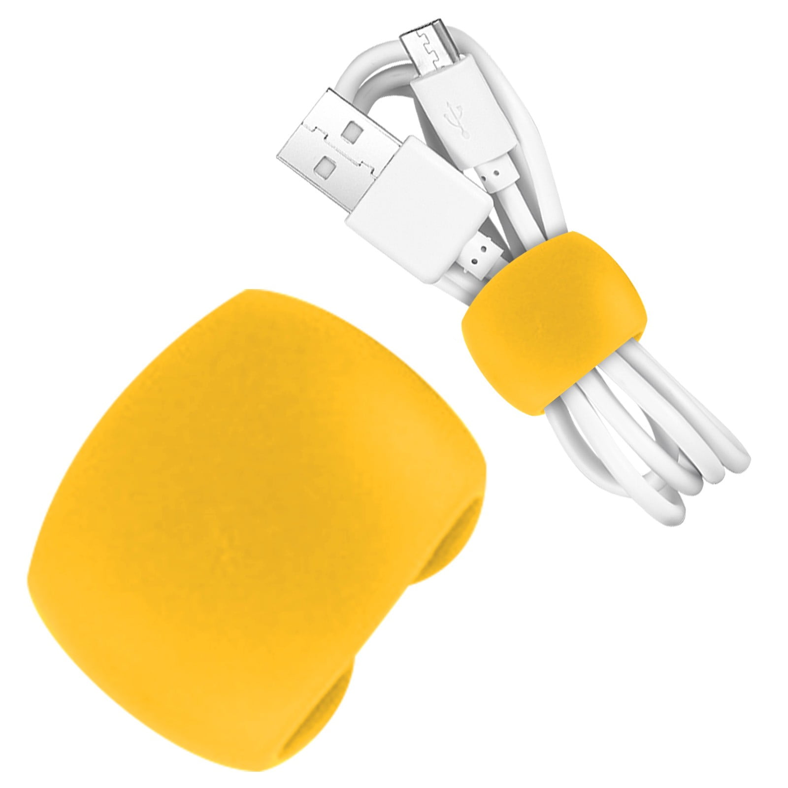 Yellow Cable Management Buckle, Multi Pack Cable Storage and Organizer ...