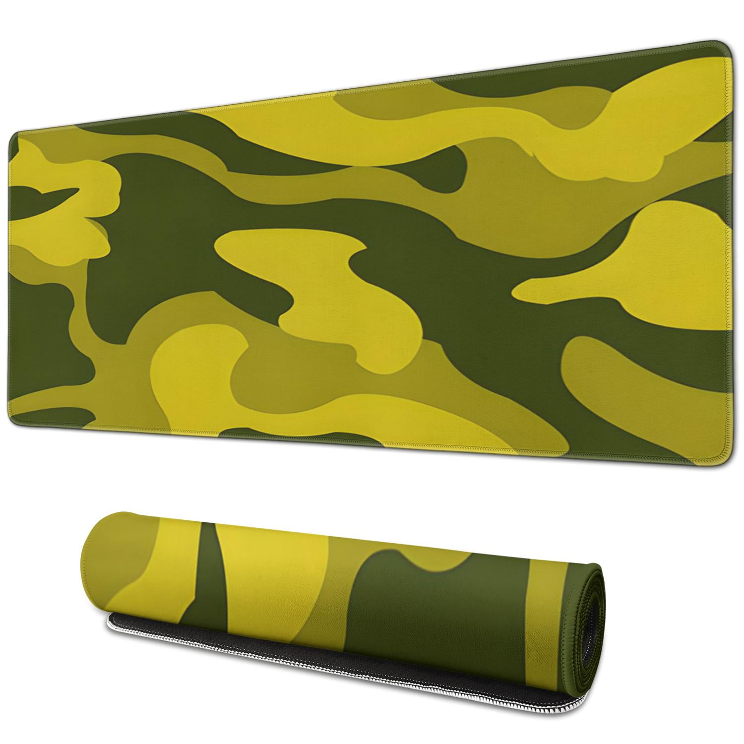 Yellow Camouflage mouse Padswaterproofwashable for Office Home Work ...