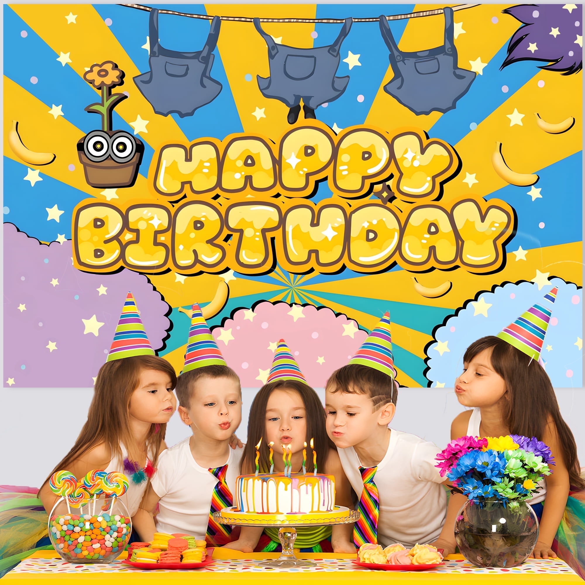 Yellow And Green Baby Background