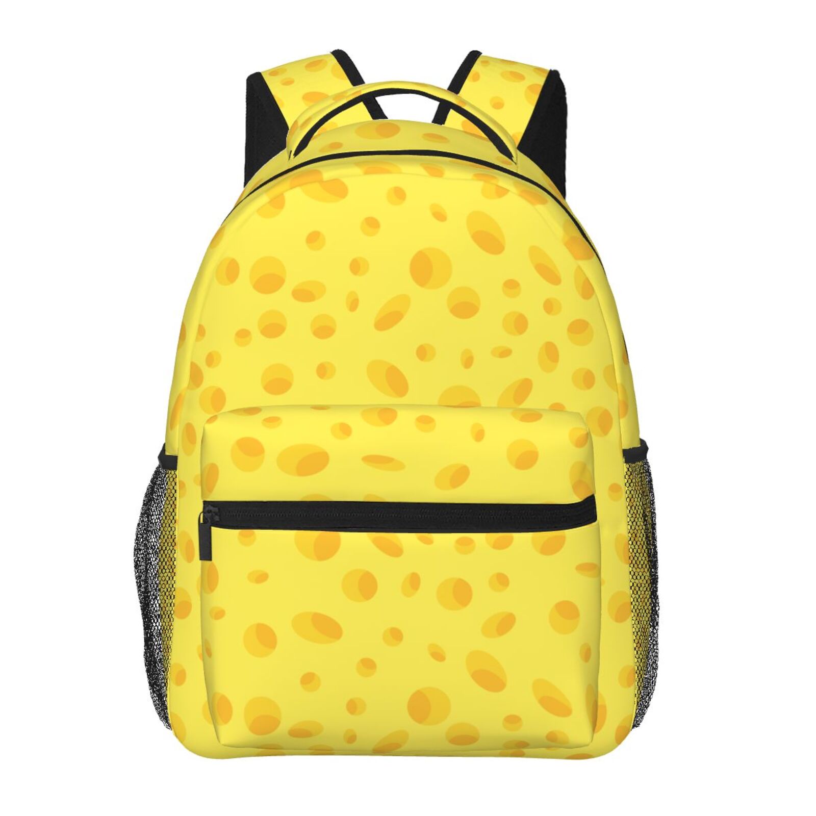 Yellow Cheese Pattern Backpack for Men Women Laptop Backpack Hiking ...