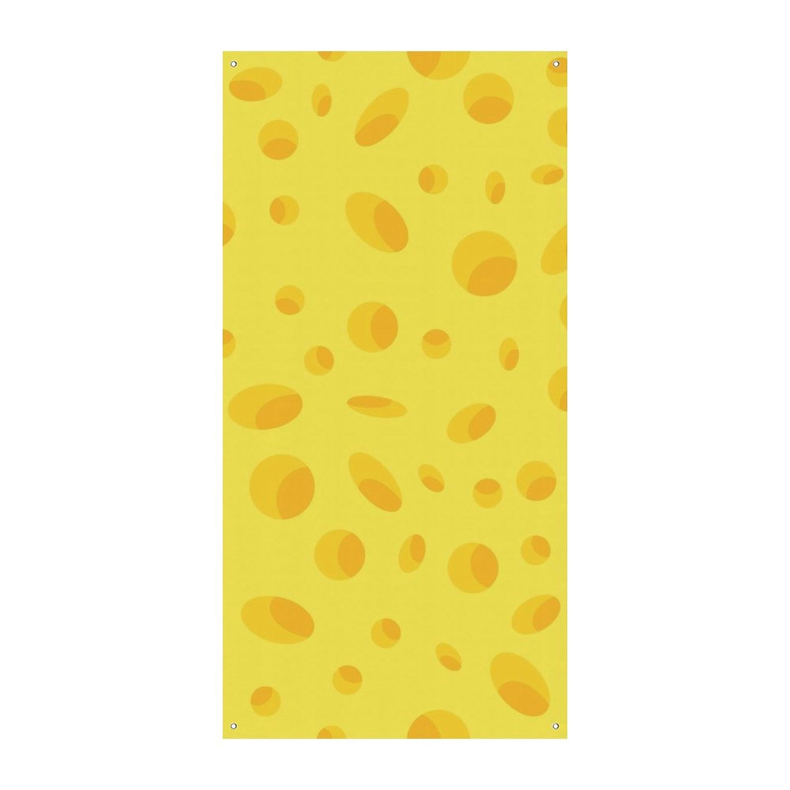 Yellow Cheese Pattern Door Cover Banners Flag Hanging Backdrop Sign ...