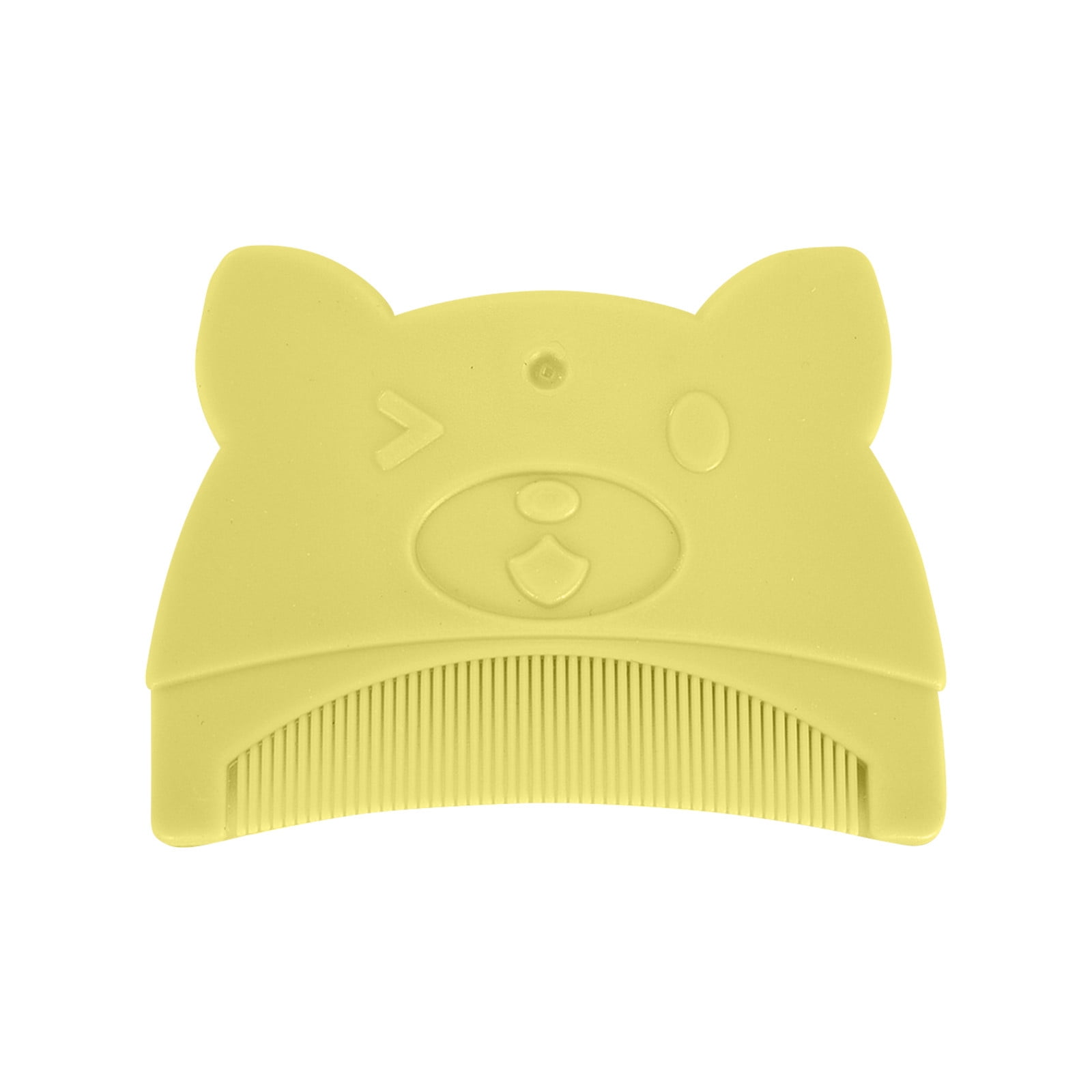 Yellow Children Hair Comb Mini Size Plastic Material For Gentle Styling ...