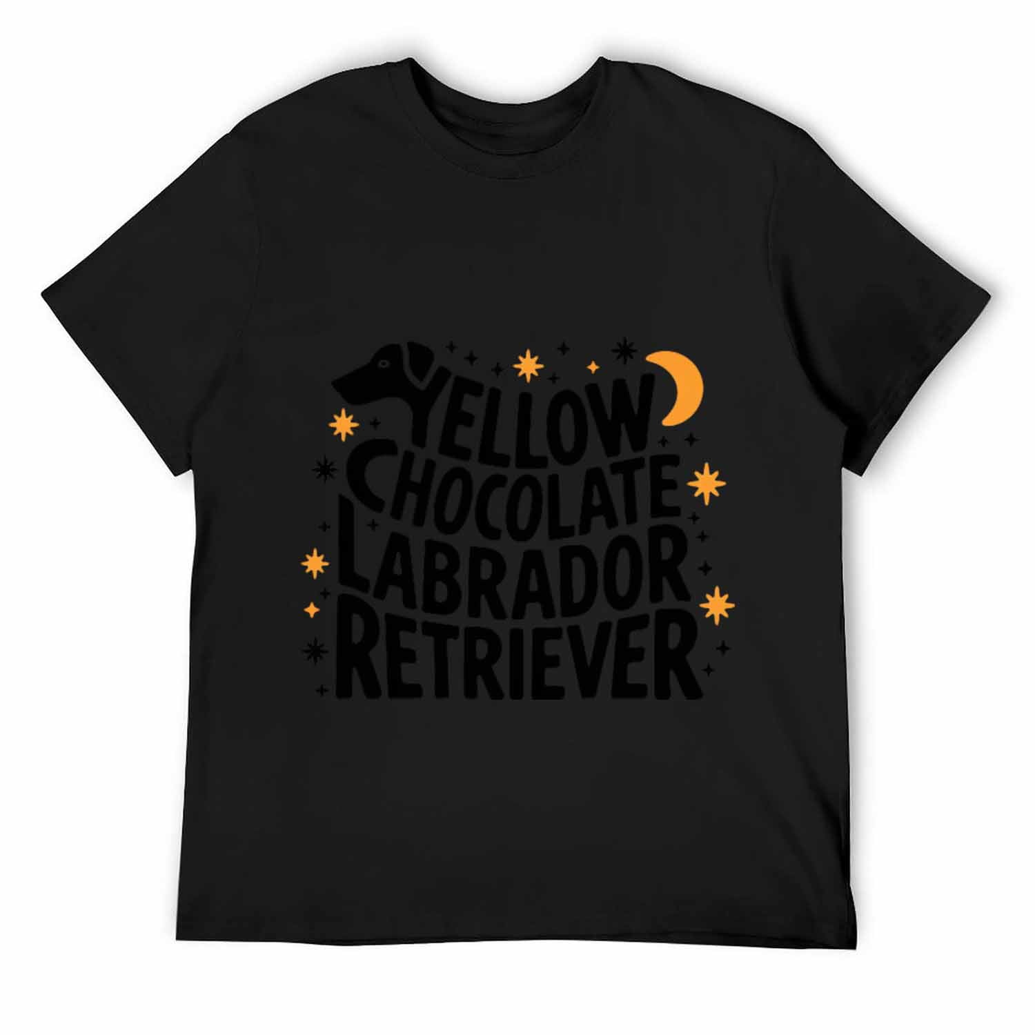 Yellow Chocolate Black Labrador Retriever - Caligram Style Funny ...