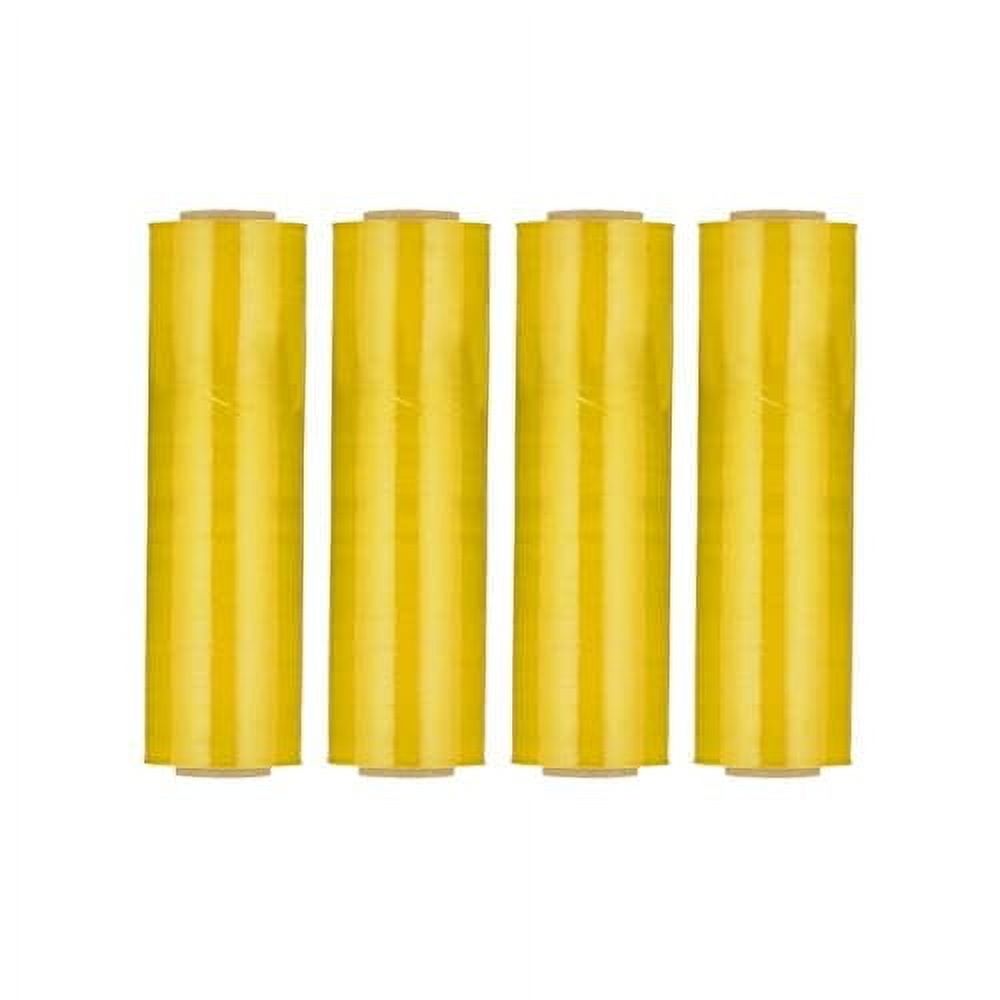 Yellow Color Pallet Hand Wrap Plastic Stretch Film 18" x 1500' x 80 ...
