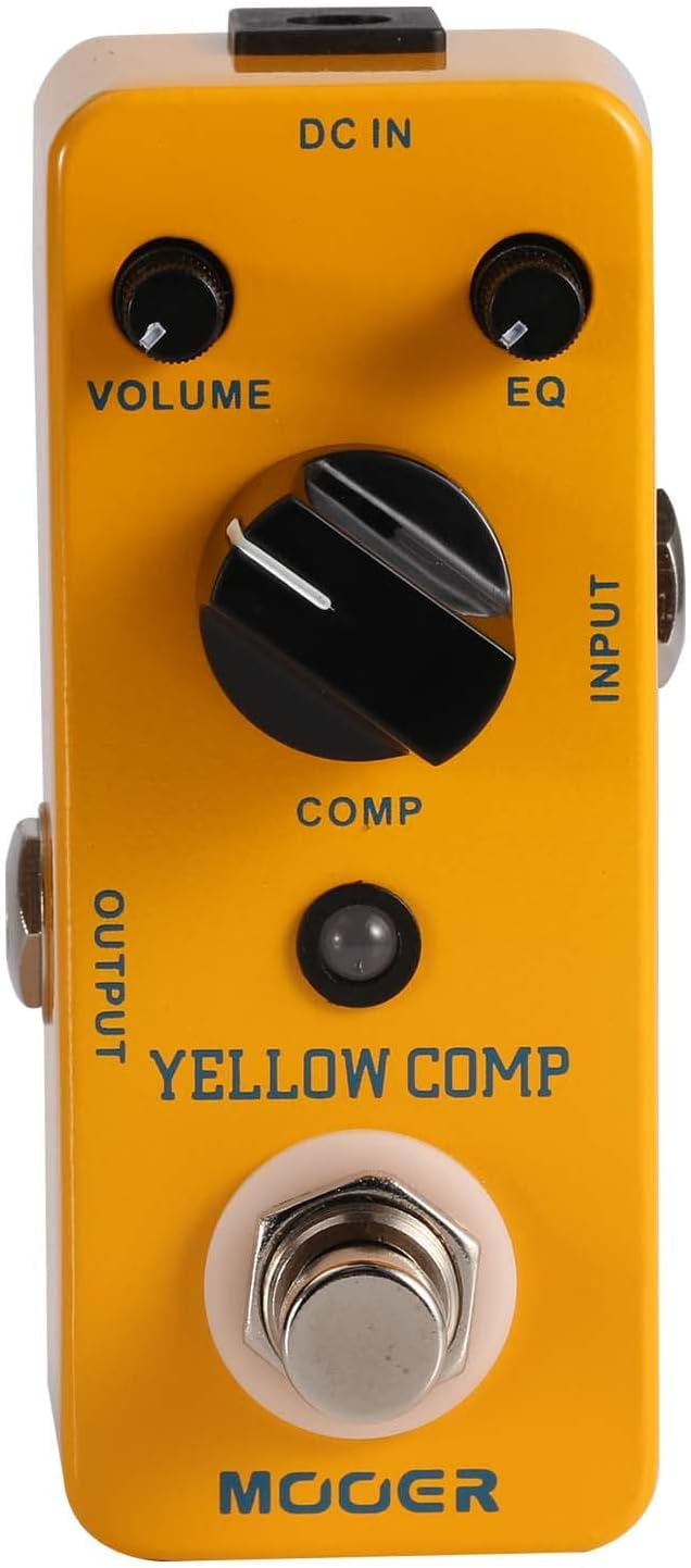 Yellow Compressor Comp guitar pedal bass compressor, True Bypass guitar ...