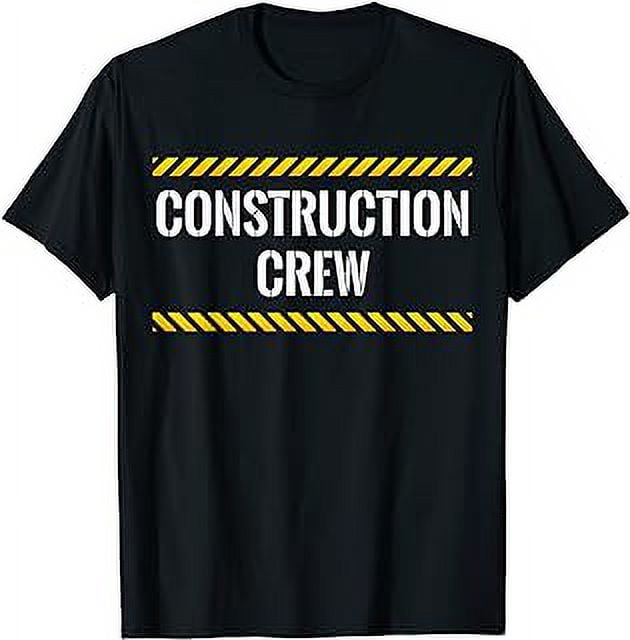 Yellow Construction Crew - Construction T-Shirt - Walmart.com