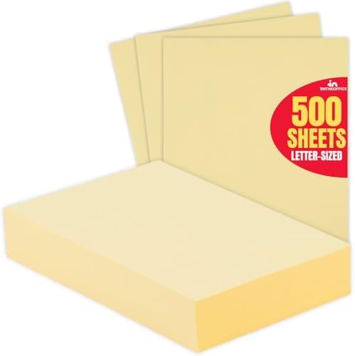 Yellow Copy Paper, Yellow Colored Copy Paper, Printer Paper 8.5 x 11 ...