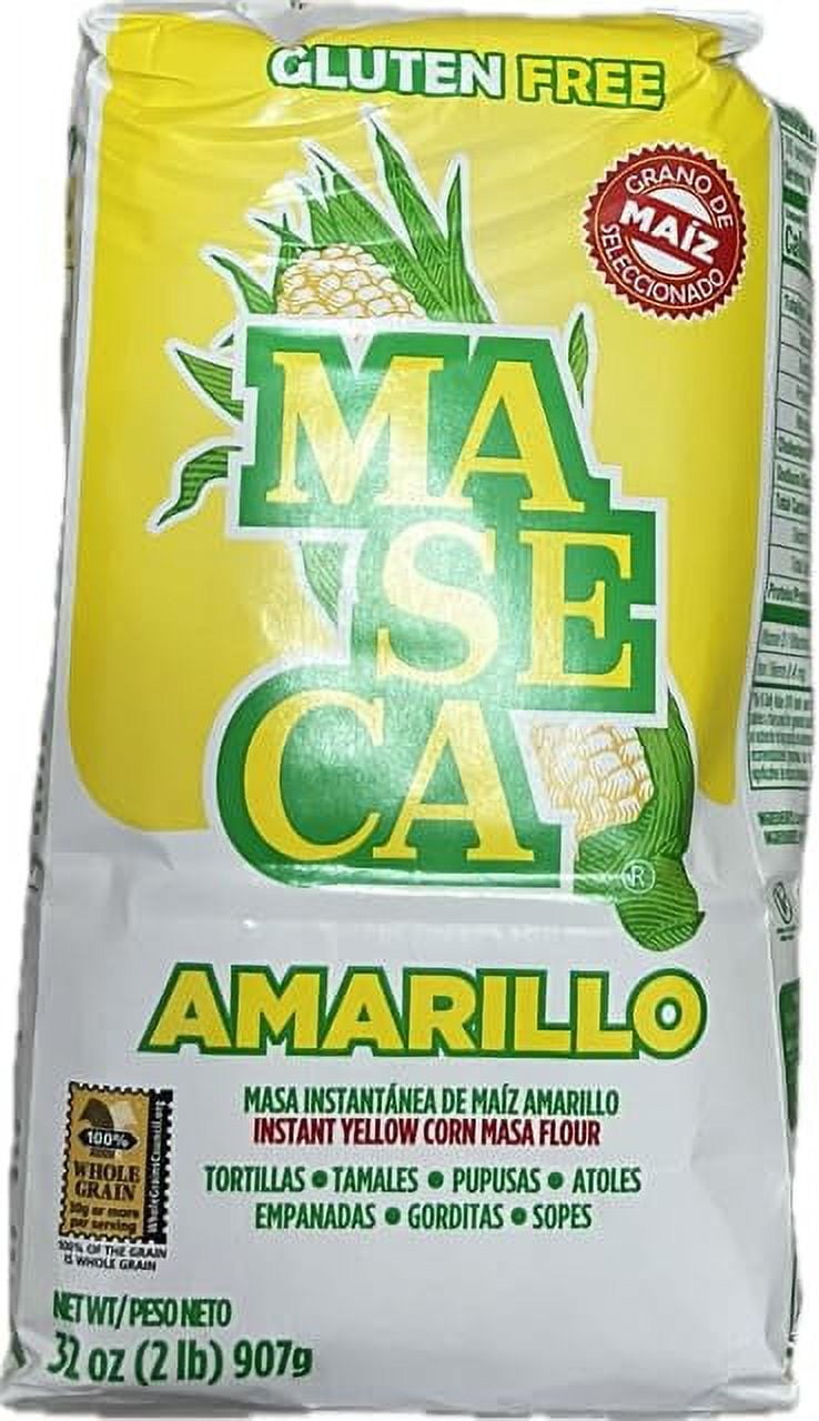 Yellow Corn Masa Flour 2.2lb | Masa anea de Maiz Amarillo 1kg (2 ...