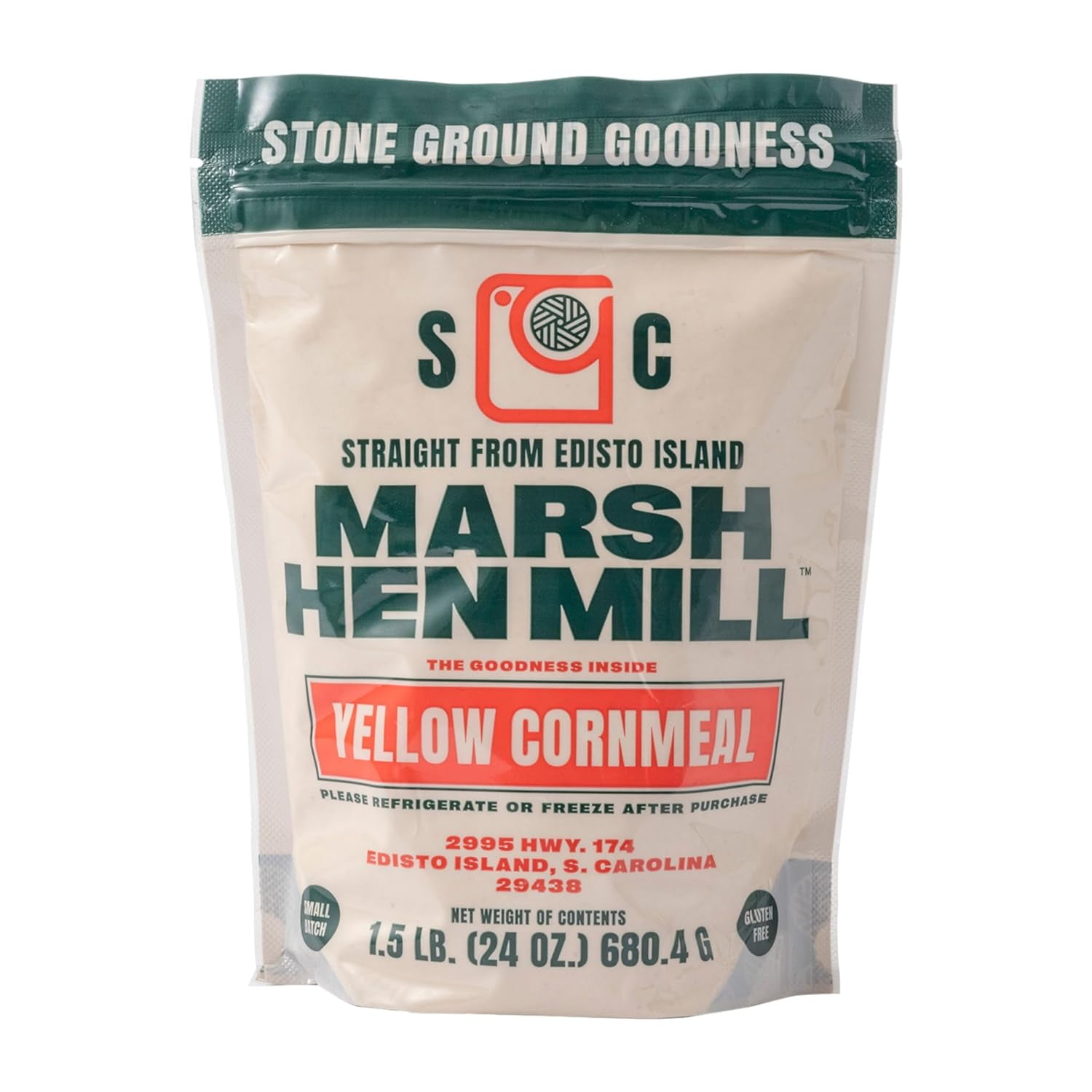 Yellow Cornmeal Flour Marsh Hen Mill - Walmart.com