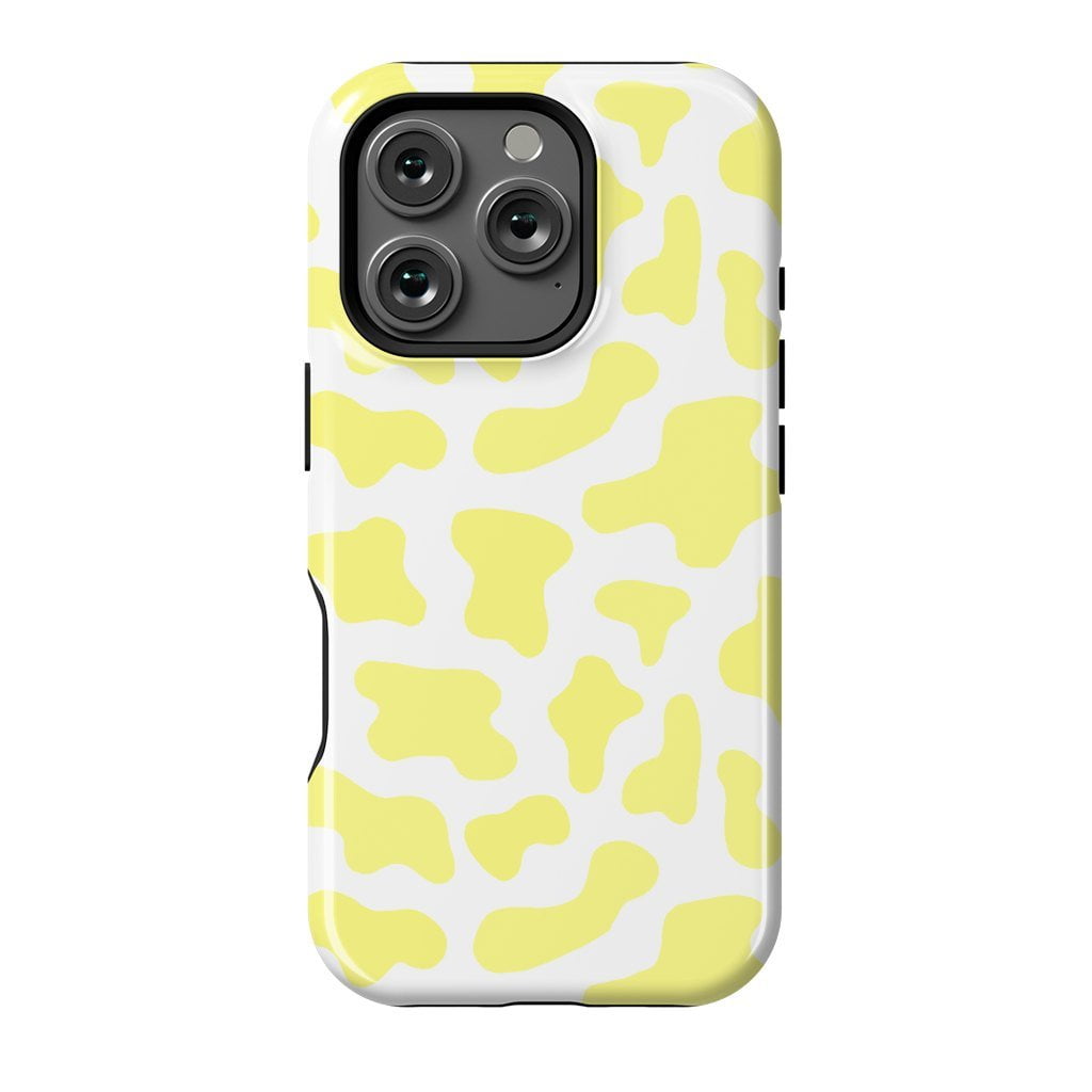 Yellow Cow Cute Farm Animal iPhone Case for 11/12/13/14/15/16 Pro Max ...