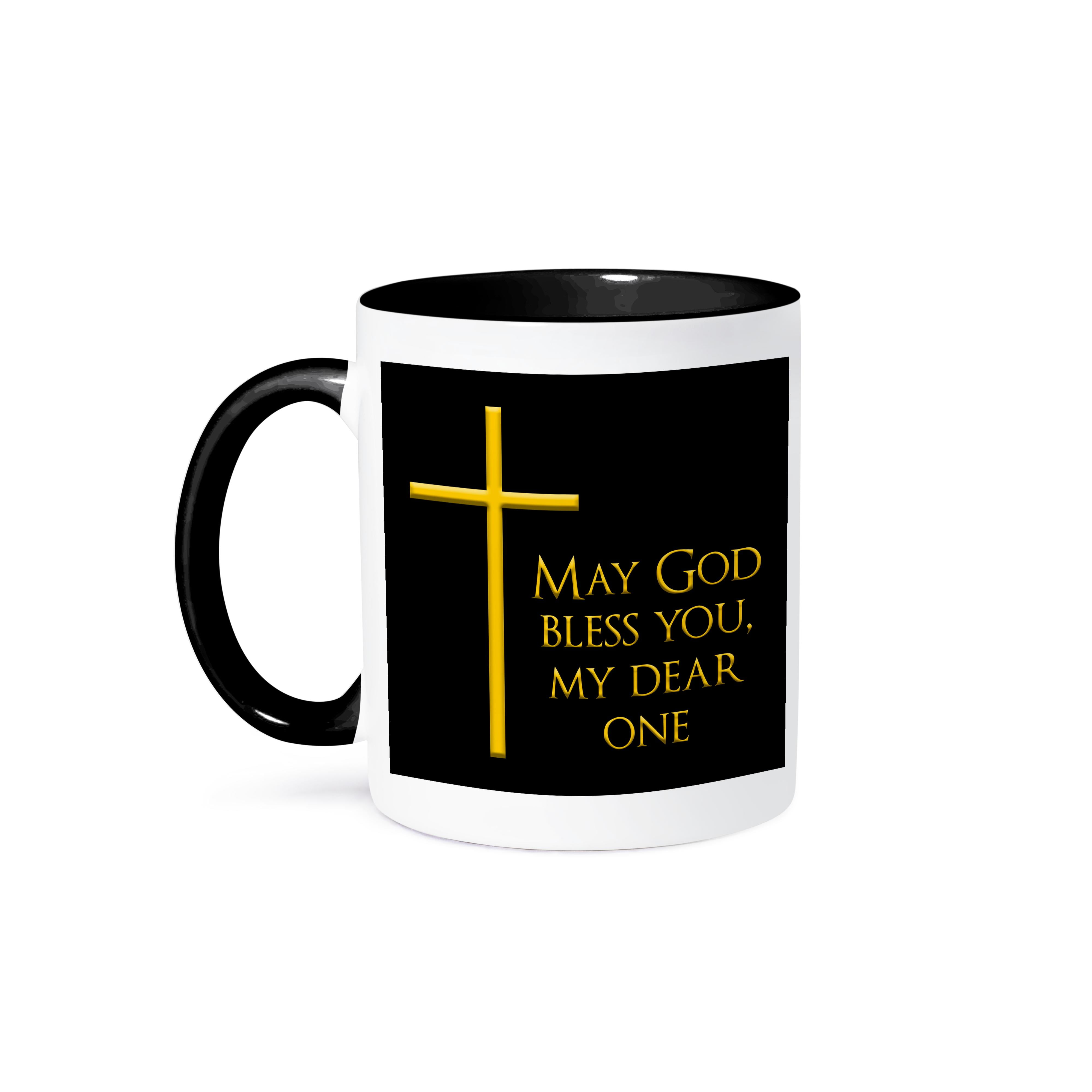 3drose, Yellow Cross, Black Background. May God Bless You, My Dear One ...