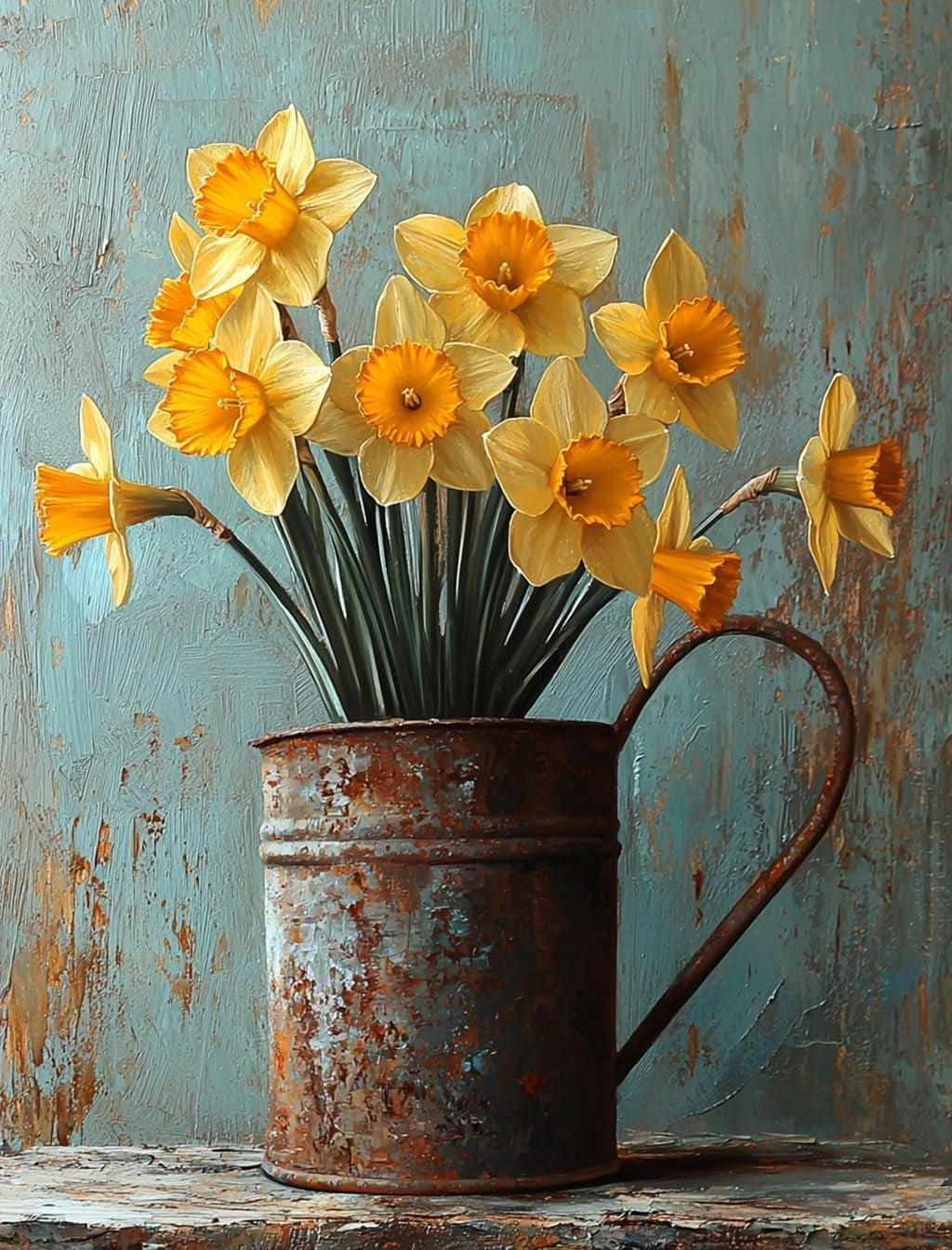 Yellow Daffodils 500 Pieces Puzzle for Adults Educational Intellectual ...