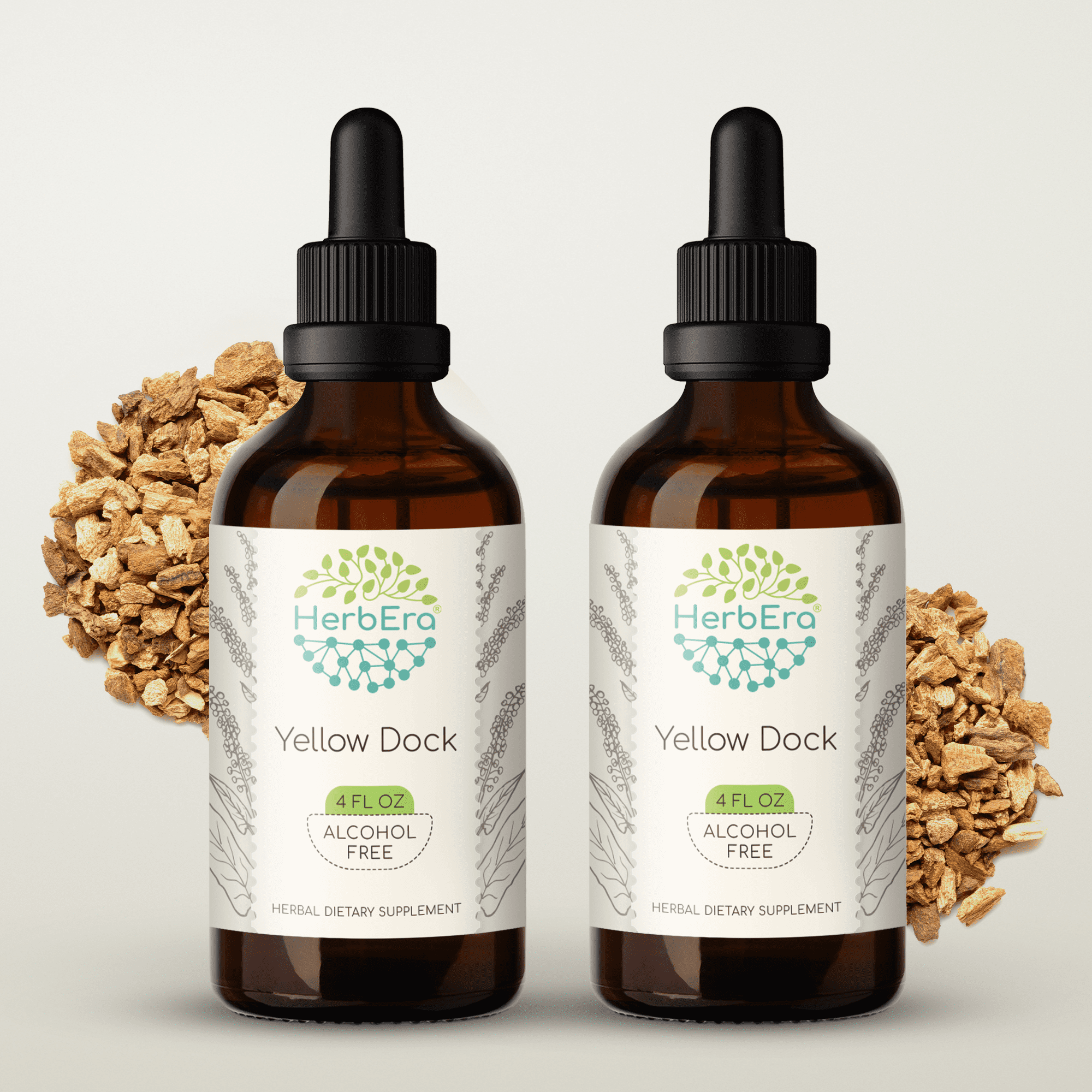 Yellow Dock Alcohol-FREE Herbal Extract Tincture, Super-Concentrated ...