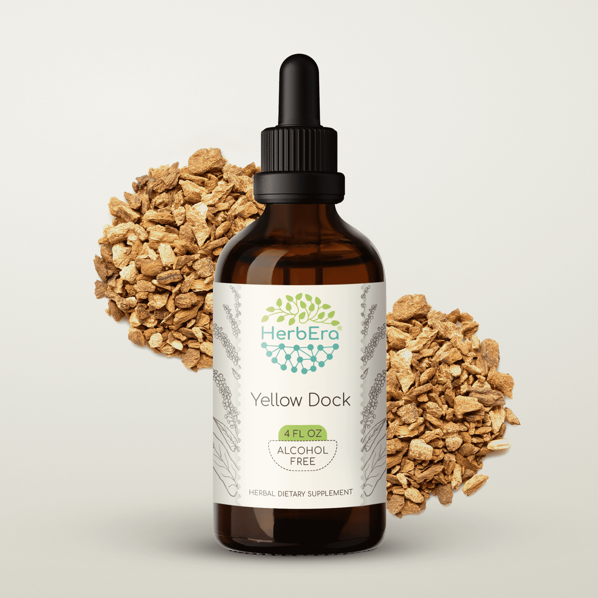 Yellow Dock Alcohol-FREE Herbal Extract Tincture, Super-Concentrated ...