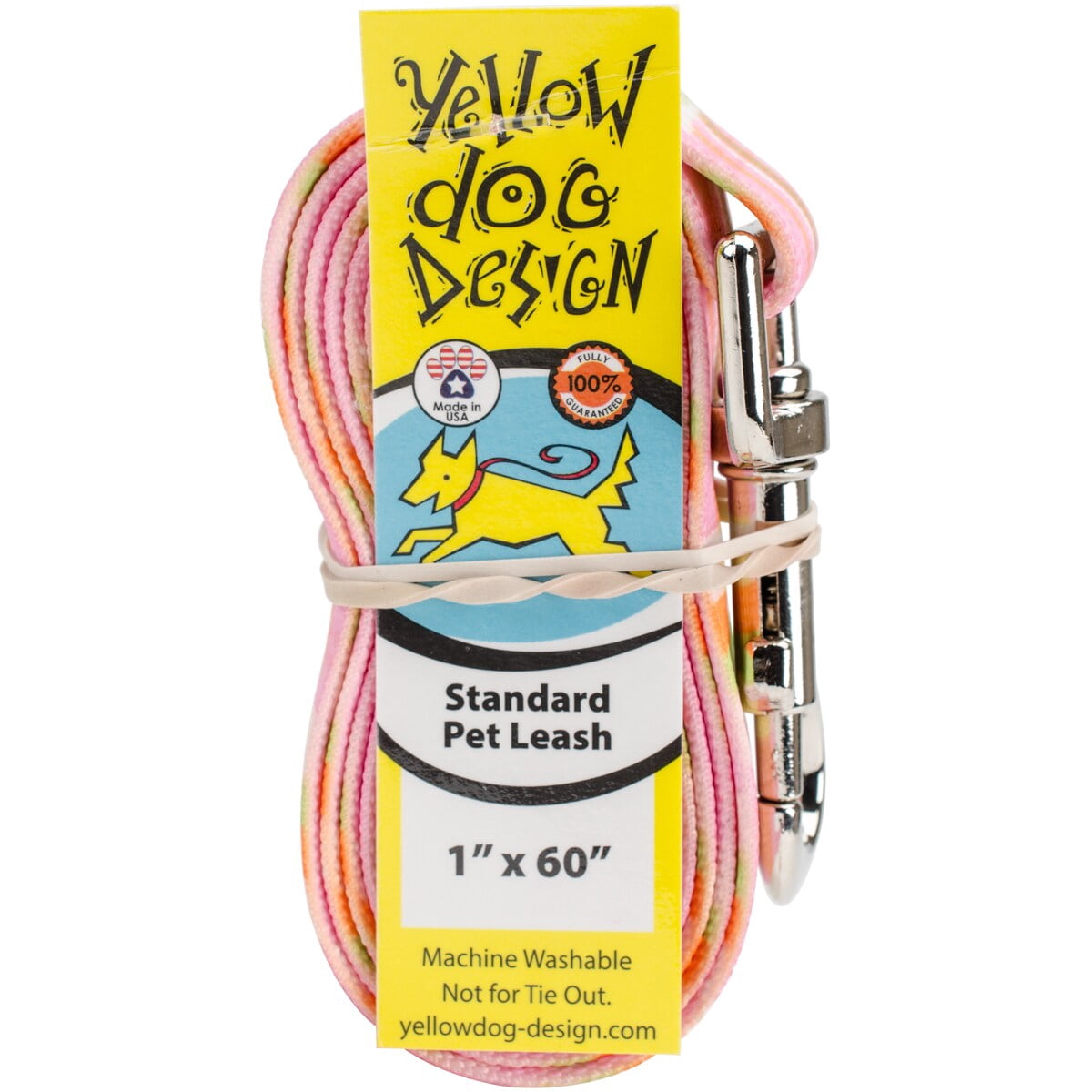 Yellow Dog Lead, Madras Pink - Walmart.com