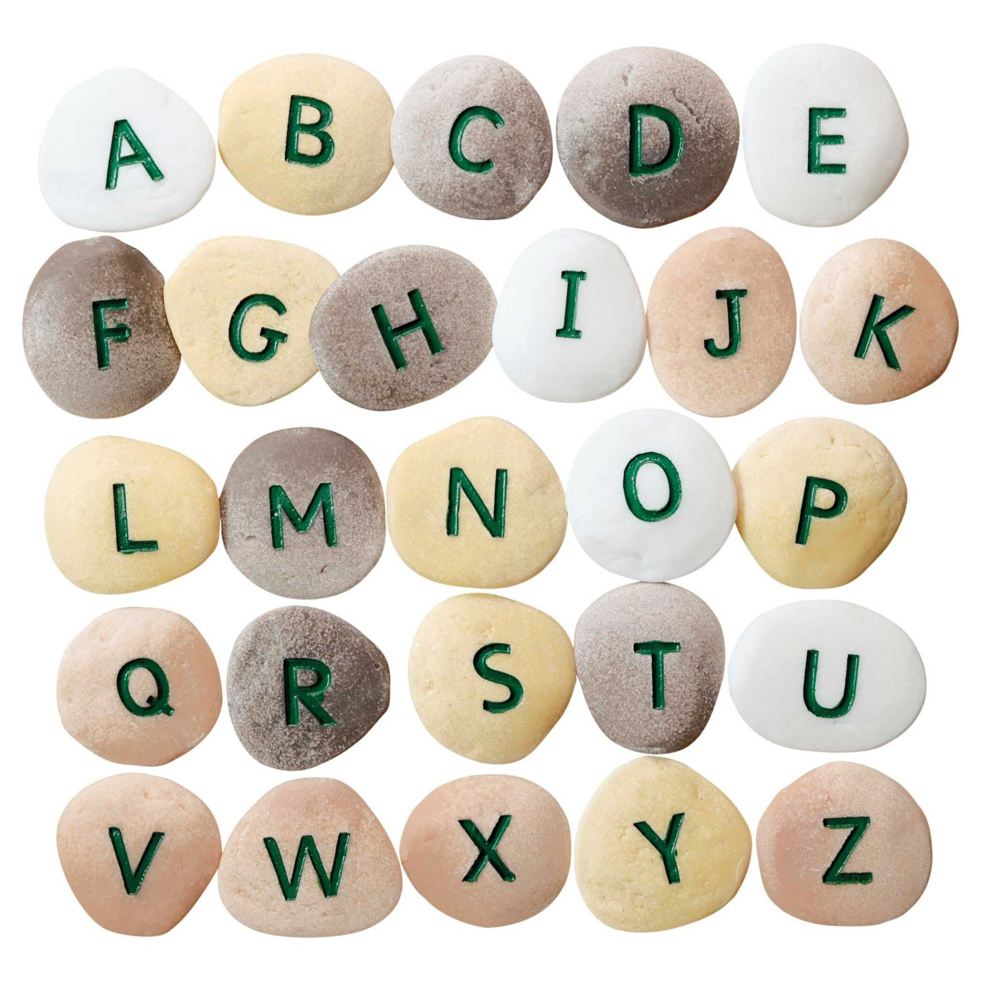 Yellow Door Alphabet Pebbles - Uppercase - Walmart.com