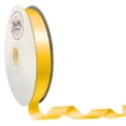 Yellow Double Faced Satin Ribbon for Crafts, 7/8" x 100 Yards by Gwen ...