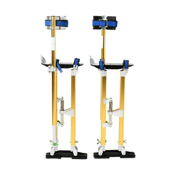 Yellow Drywall Stilts 24-40'' Inch Height Adjustable Lifts Aluminum ...