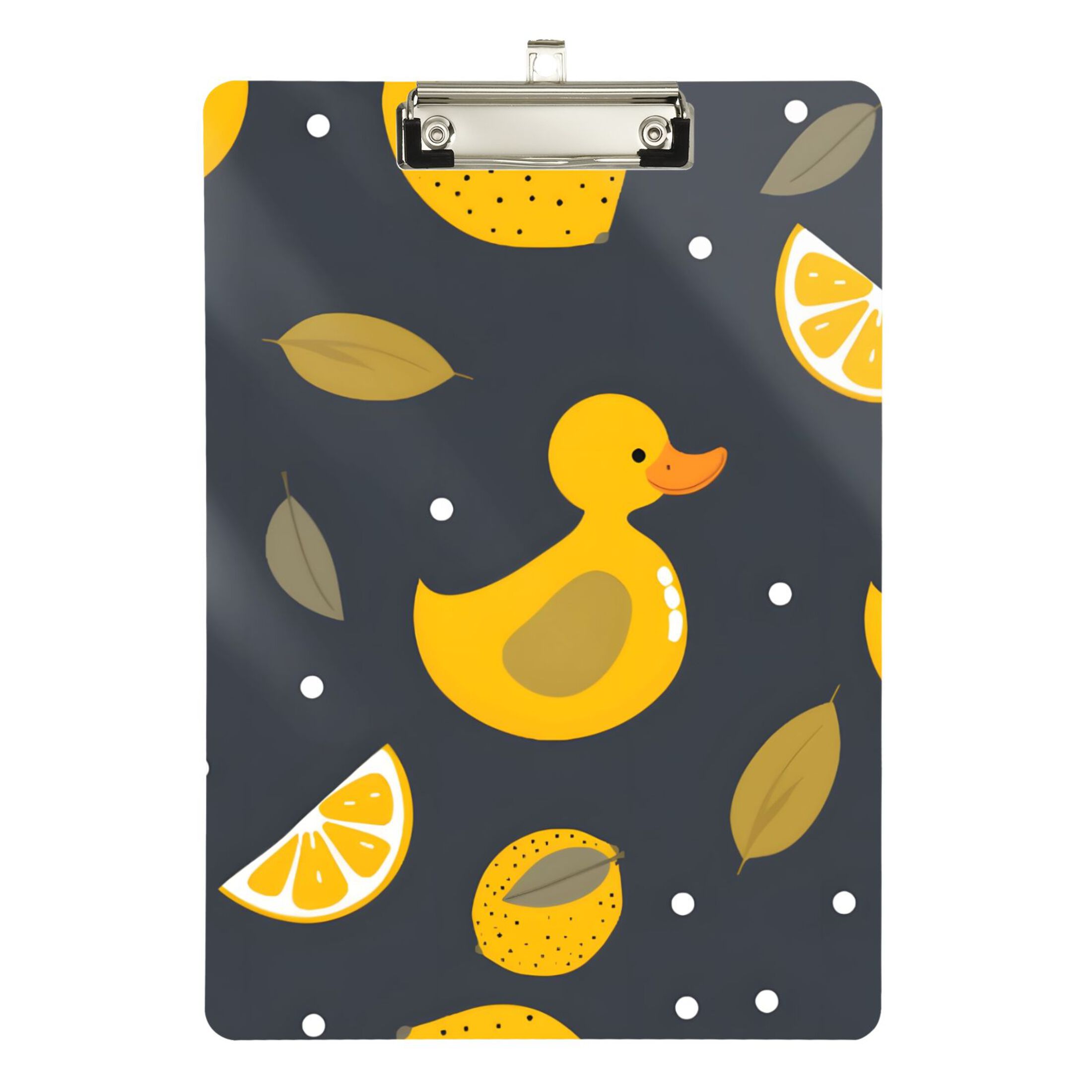 Yellow Duck Leaf Lemon Acrylic Clipboard Drawing Board Clipboard with ...