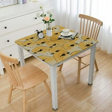 Clear Plastic Tablecloth, Boriyuan 55 x 70 inch Waterproof Table ...