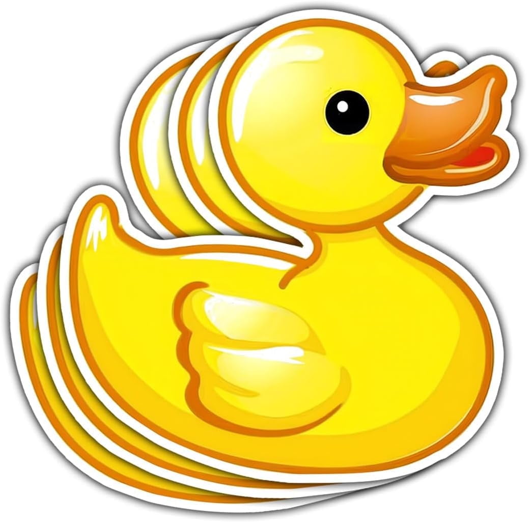 (3Pcs) Yellow Duck Sticker Funny Meme Cute Duck Decal, Duck Vinyl ...