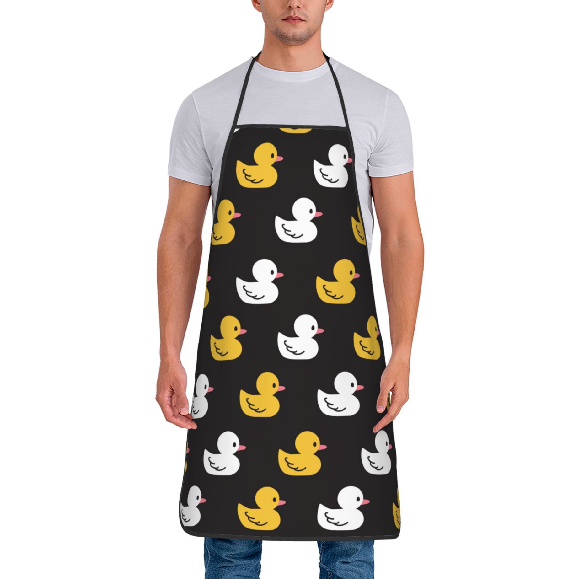 Yellow Ducks (6) Aprons for Women Men Waterproof Apron Kitchen Chef ...