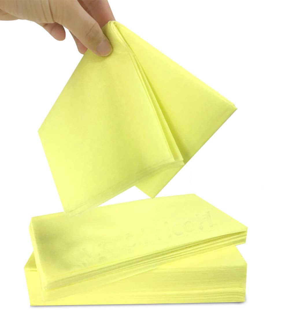 Yellow Dust Cloth Various Sizes 50ea/pack (13" x 17") - Walmart.com