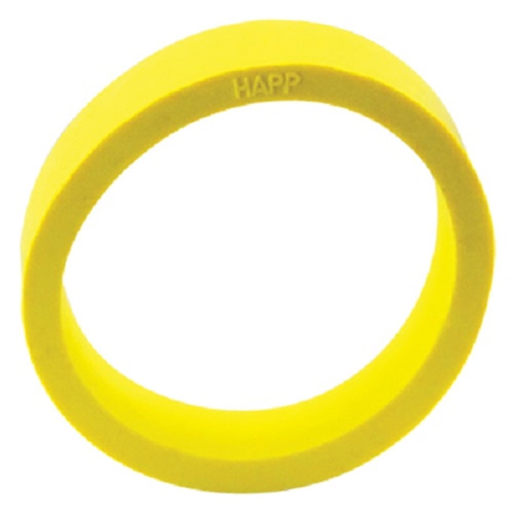 Yellow Flipper Rubber, 1.5 inch x .5 inch, 45 Durometer, for Stern ...