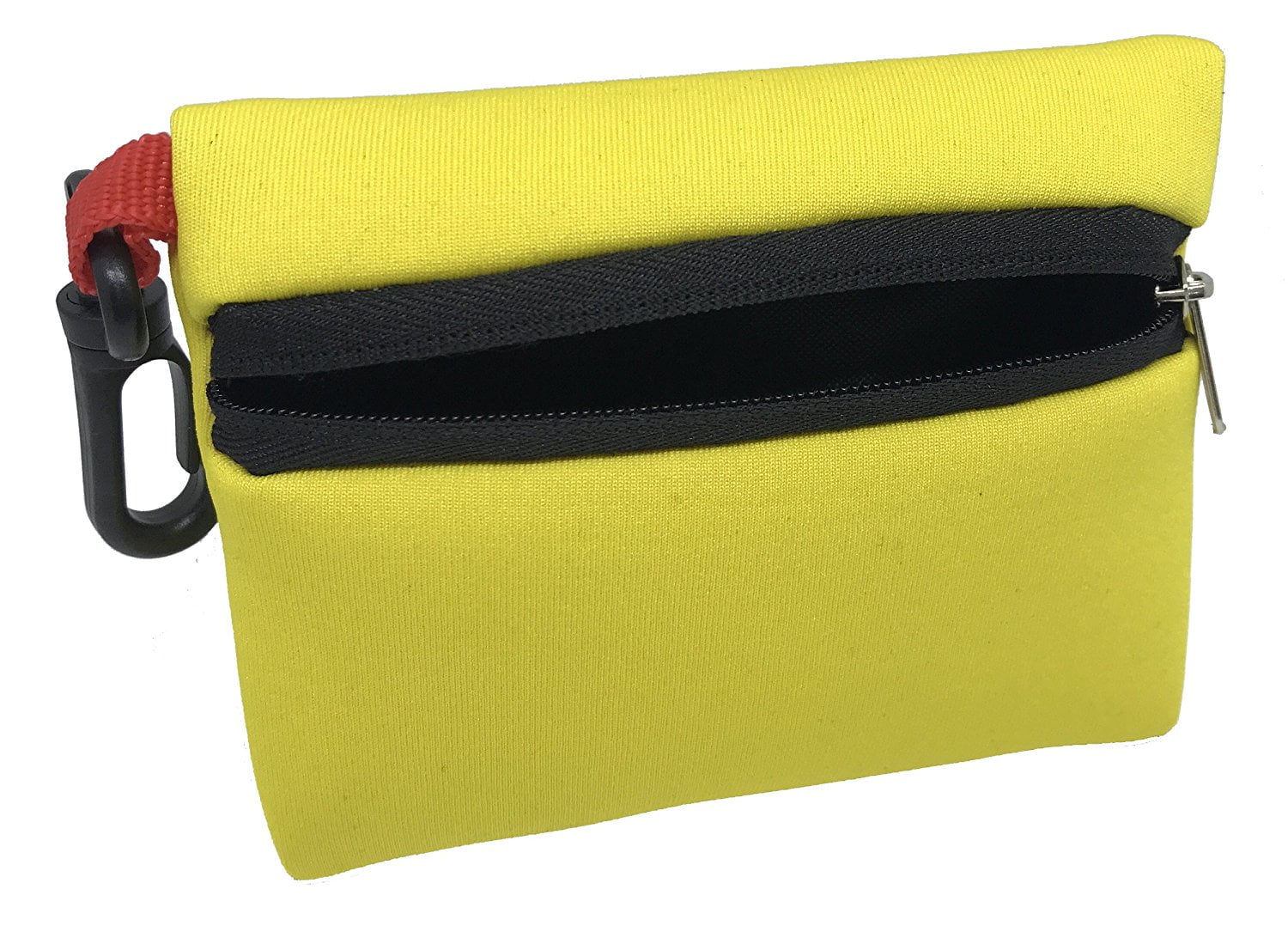 Yellow Floating Neoprene Wallet with Zipper & Hook - Walmart.com