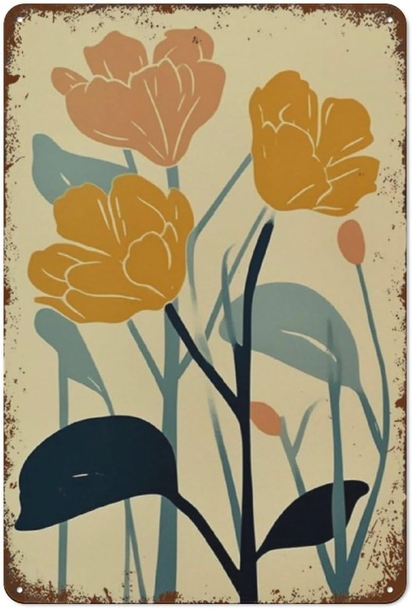 Yellow Flower Print Flower Market Art Spring Flower Poster Flower ...