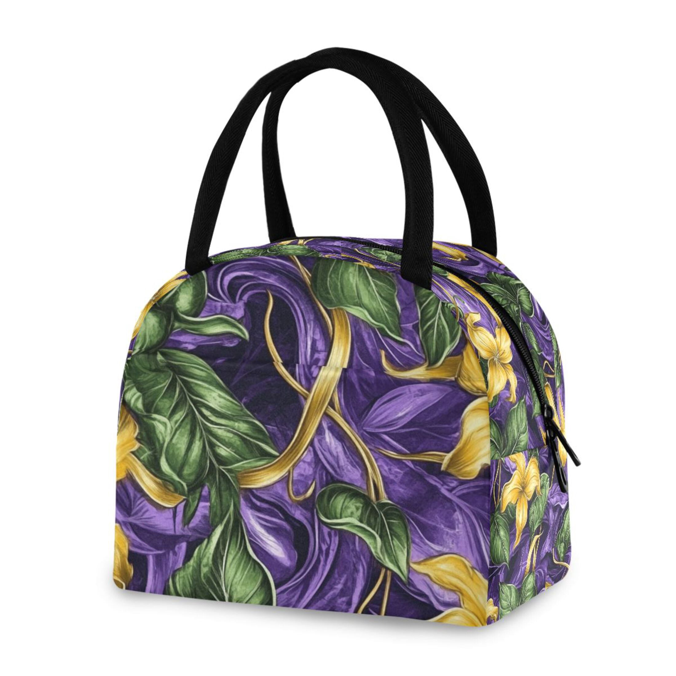 Yellow Flowers and Green Leaves Of Wisteria Insulated Lunch Bag for ...